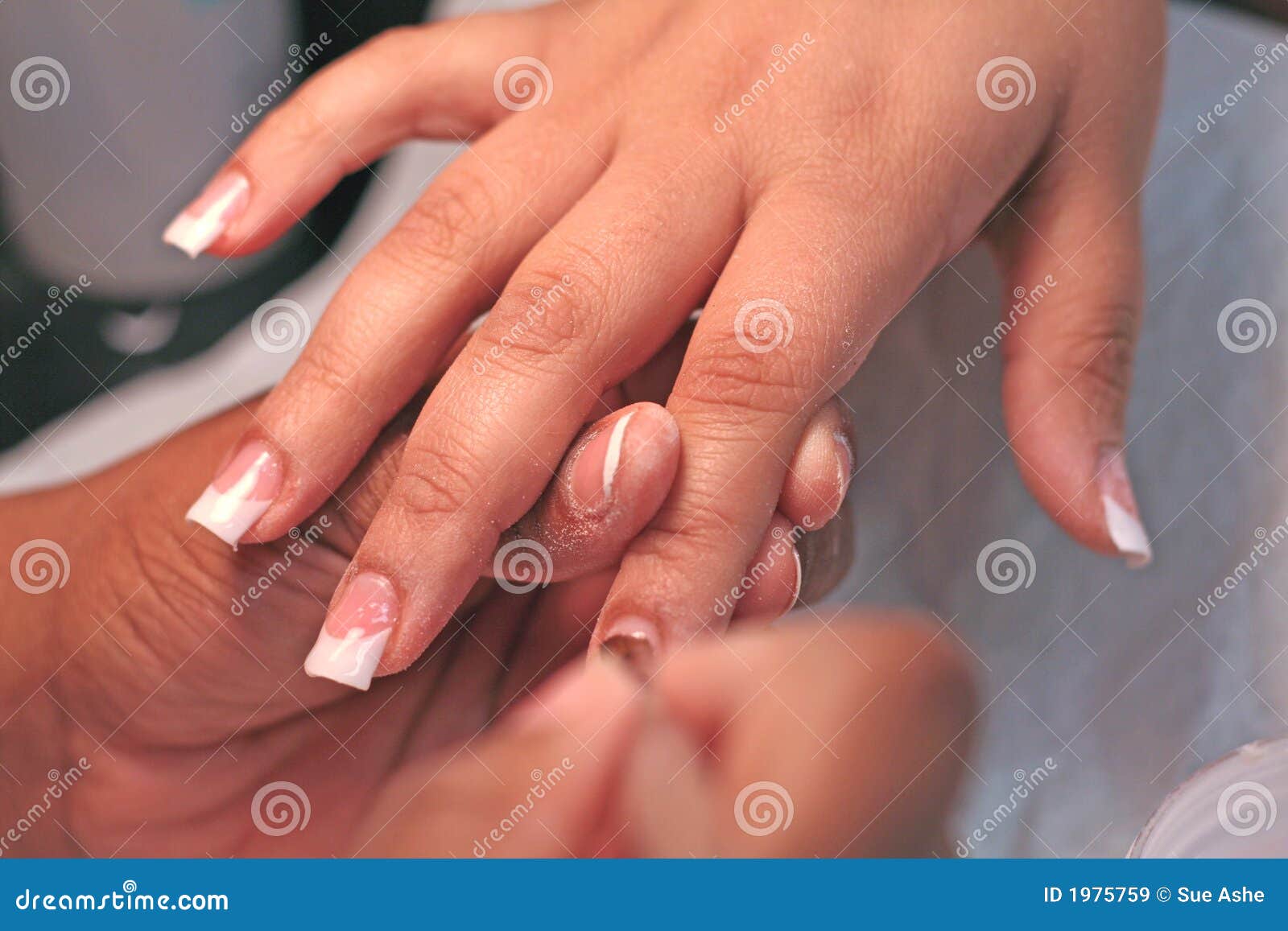 Manicure stock image. Image of working, artificial, lady - 1975759