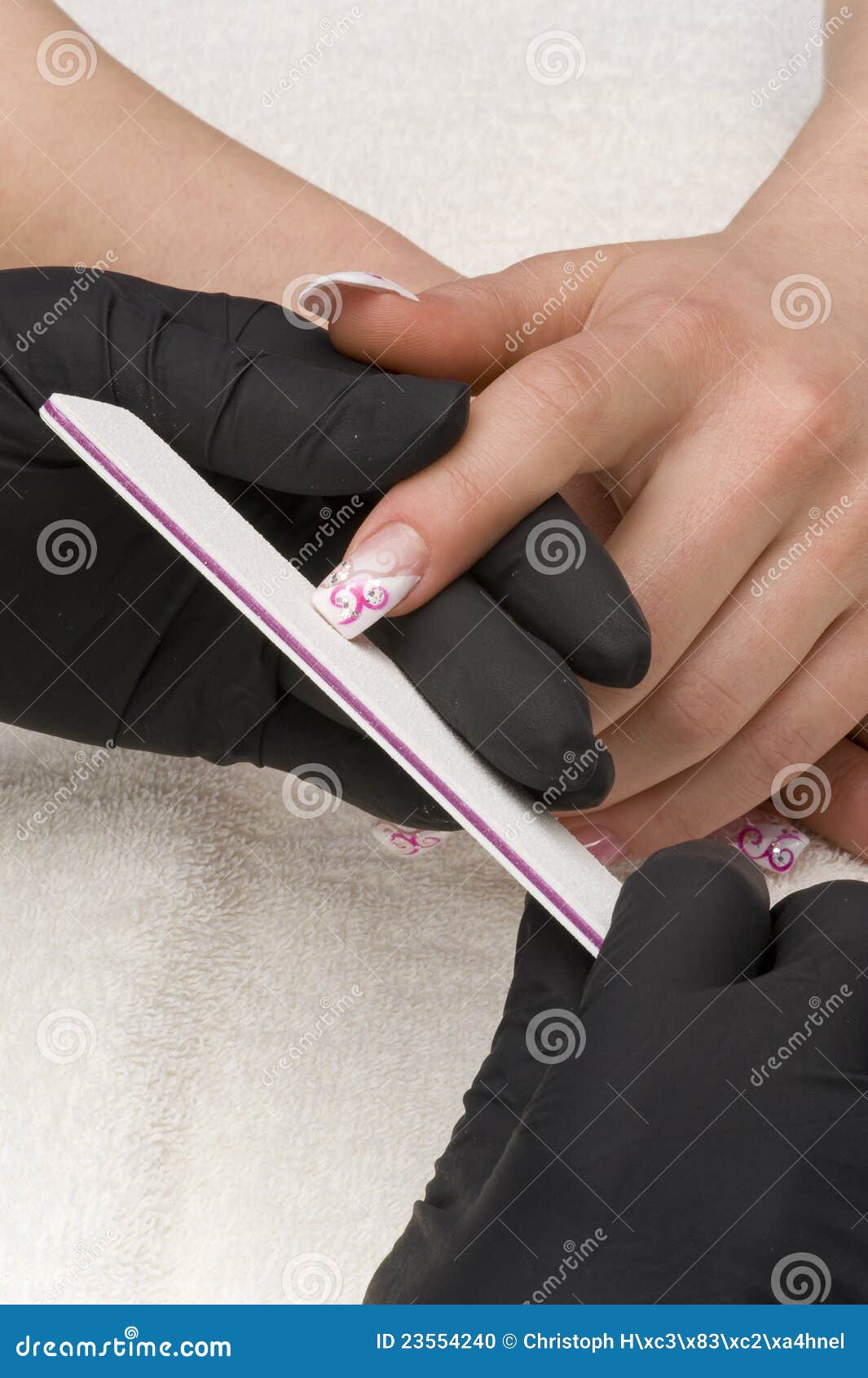 Manicure stock photo. Image of naildesign, finger, fingernails - 23554240