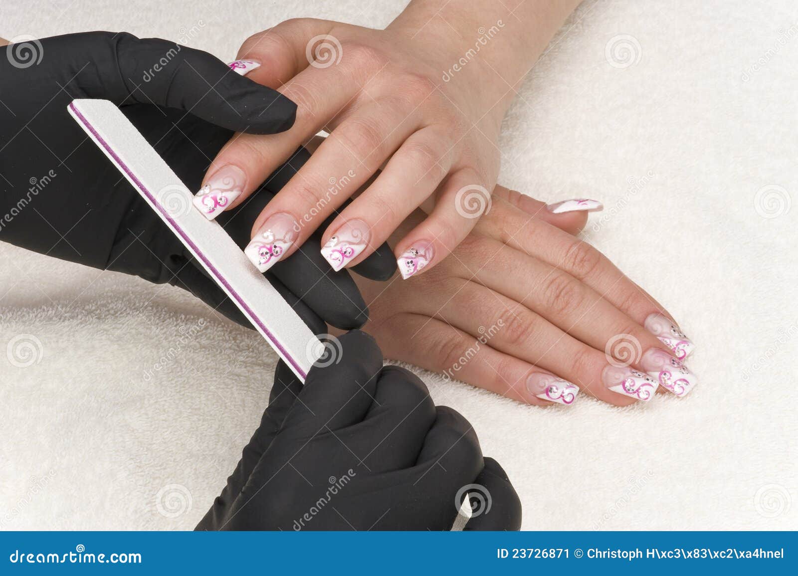 Manicure stock image. Image of polish, nailart, salon - 23726871