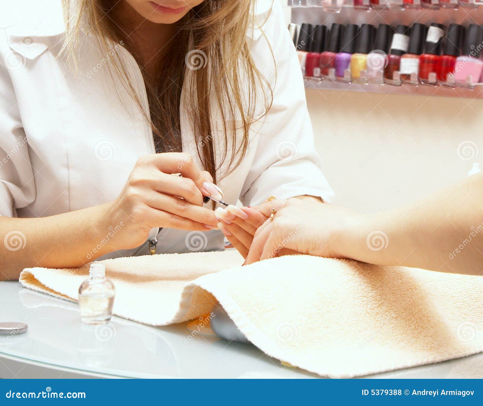 Manicure stock photo. Image of nail, brushing, human, lifestyles - 5379388