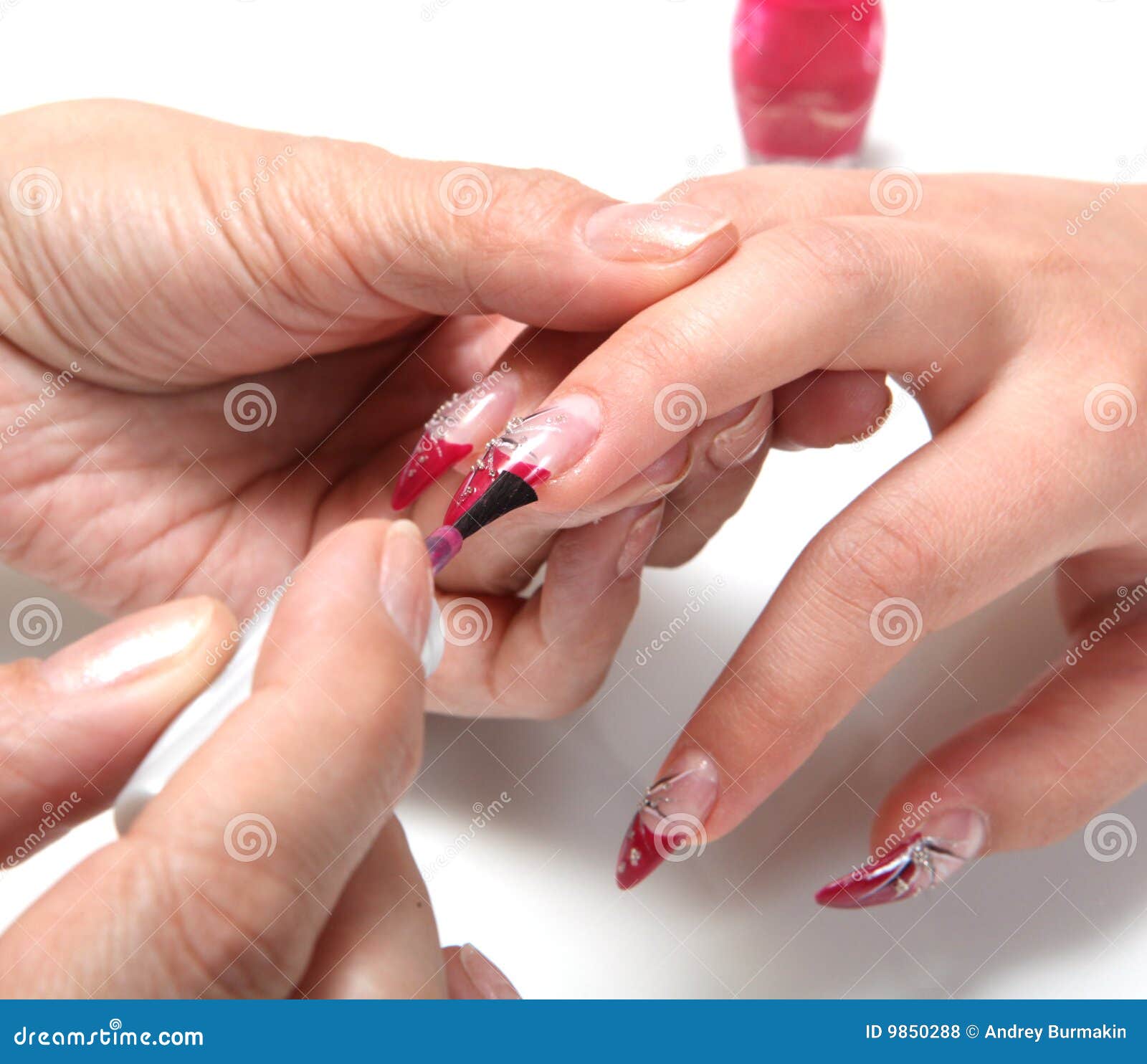 Manicure stock photo. Image of makeup, manicure, beautiful - 9850288