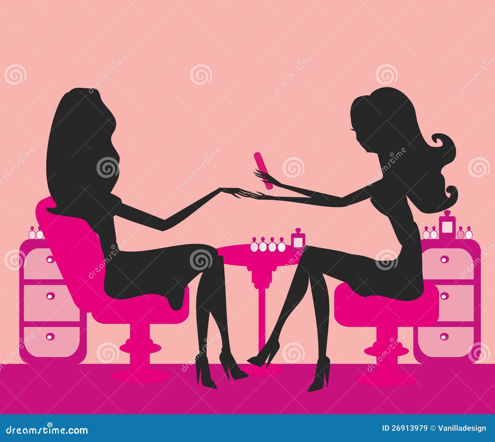 Manicure In Beauty Salon Royalty Free Stock Images - Image: 26913979