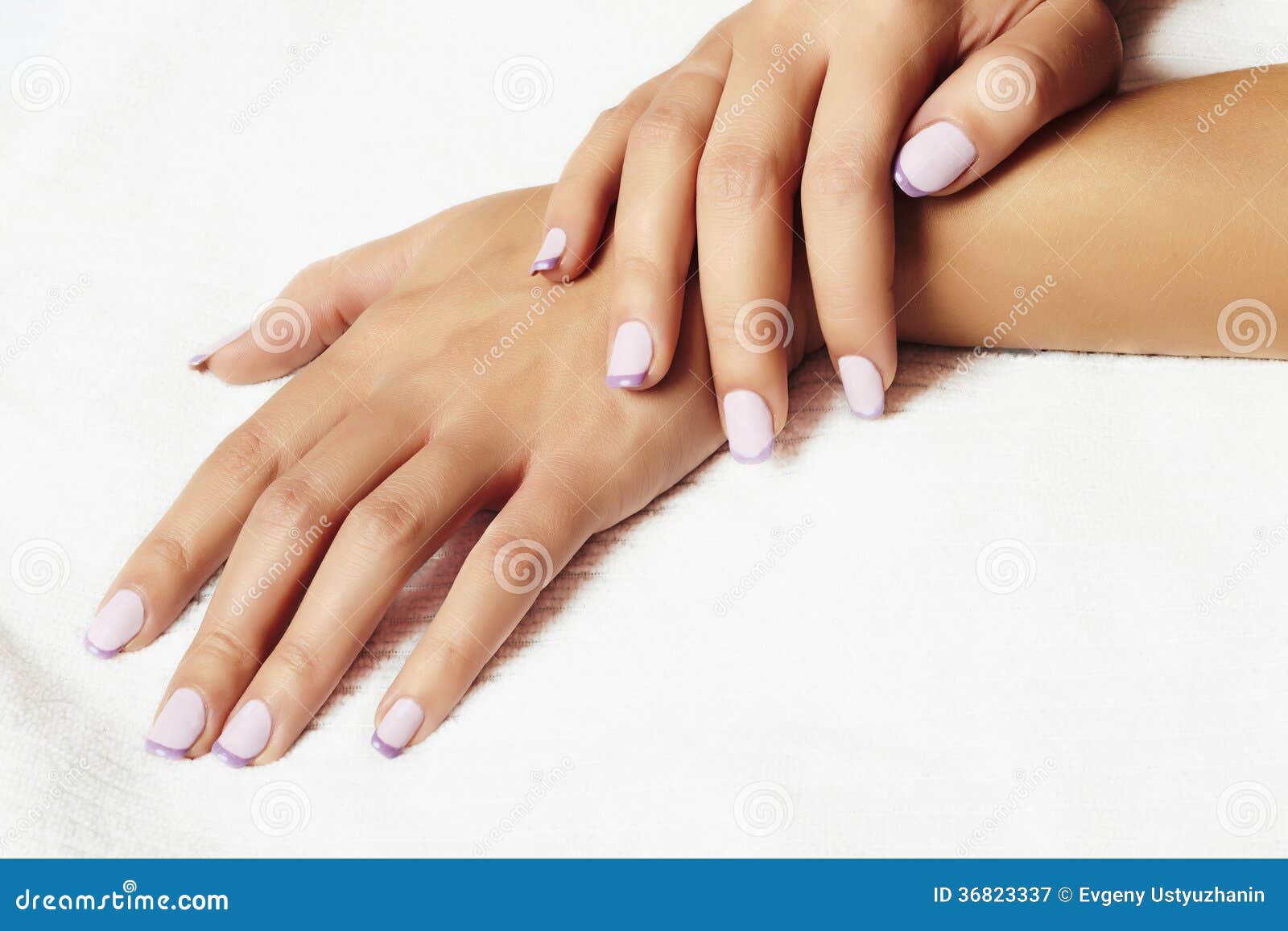 Manicure.female Hands.beauty Salon Stock Image - Image of health, human ...