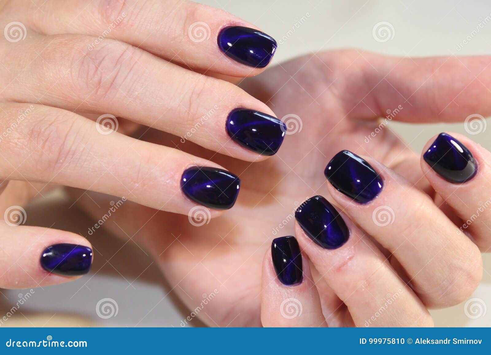 Manicure Gel with Cat Lacquer Eye Stock Photo - Image of female, woman ...