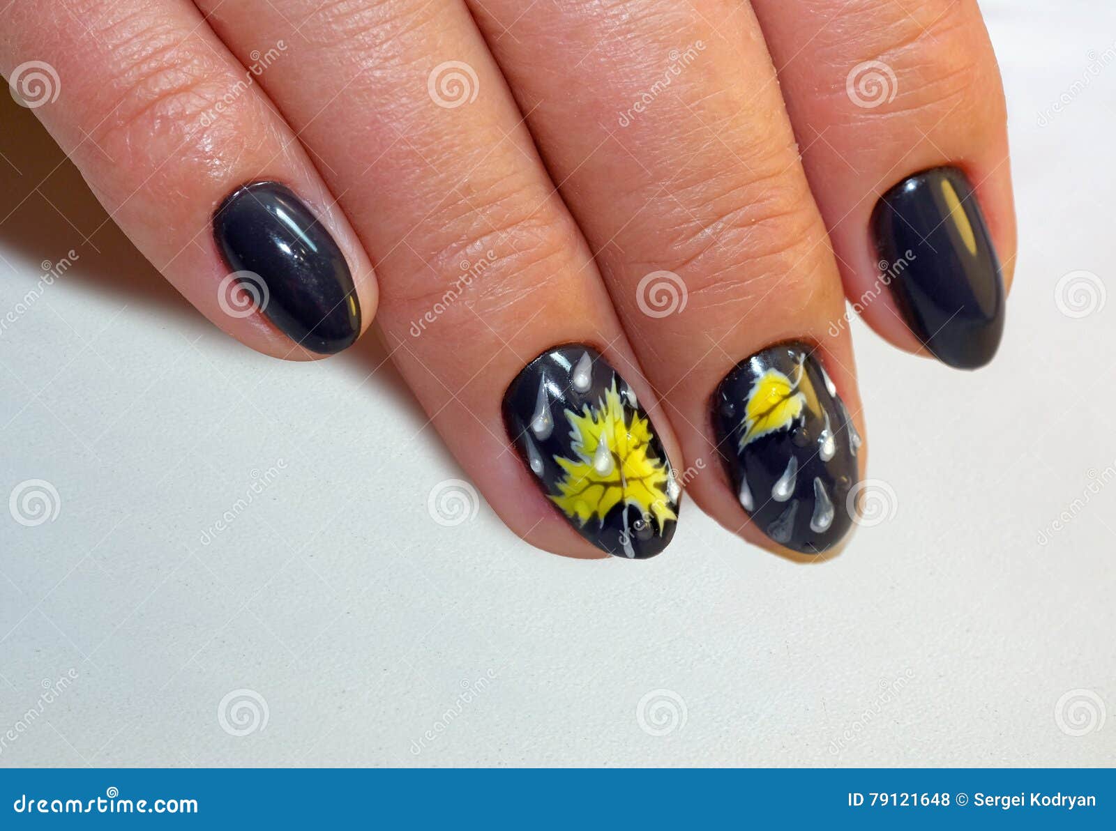 Manicure on hand stock photo. Image of caucasian, cosmetics - 79121648