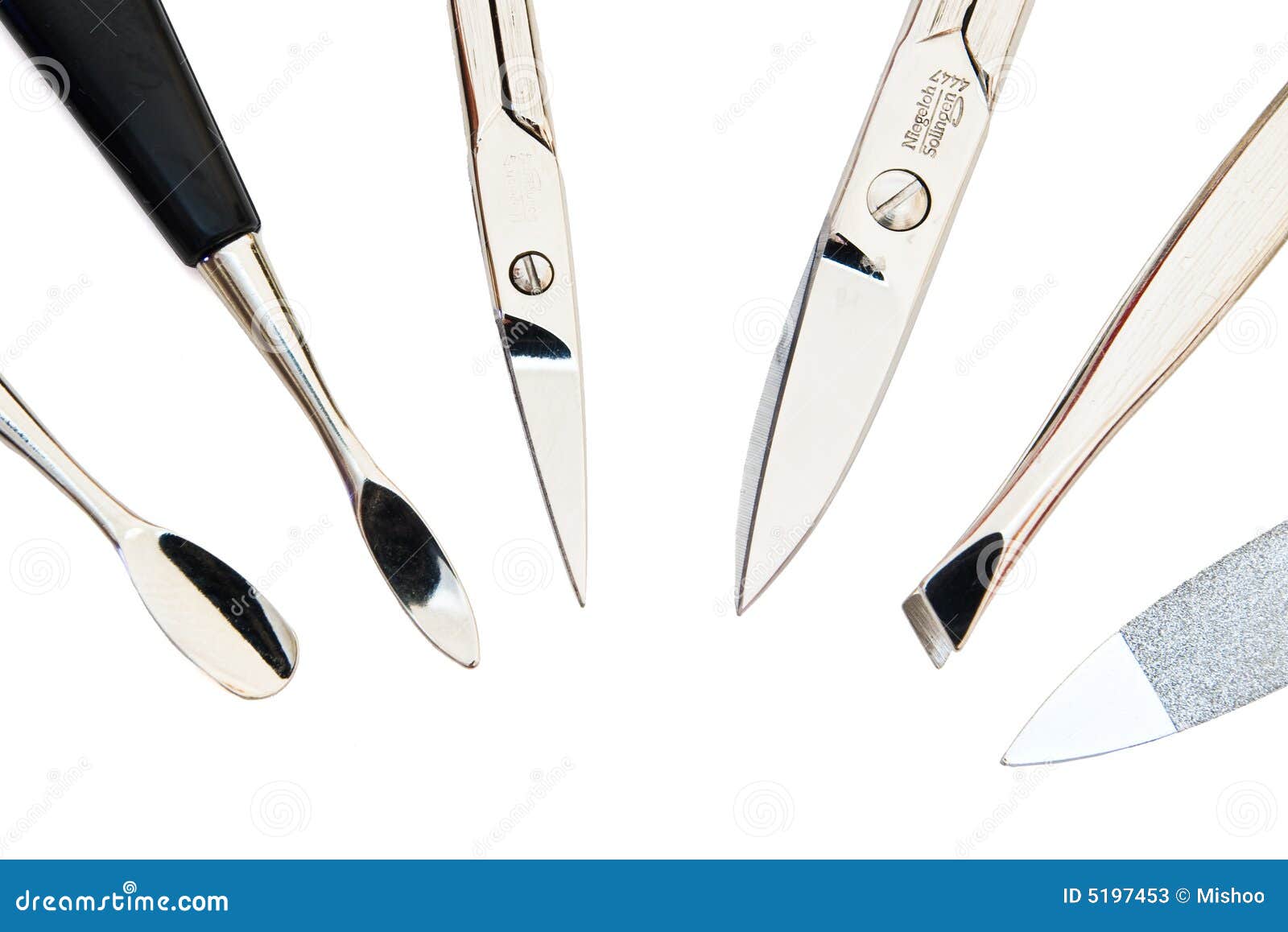 Manicure instruments stock image. Image of preparation - 5197453