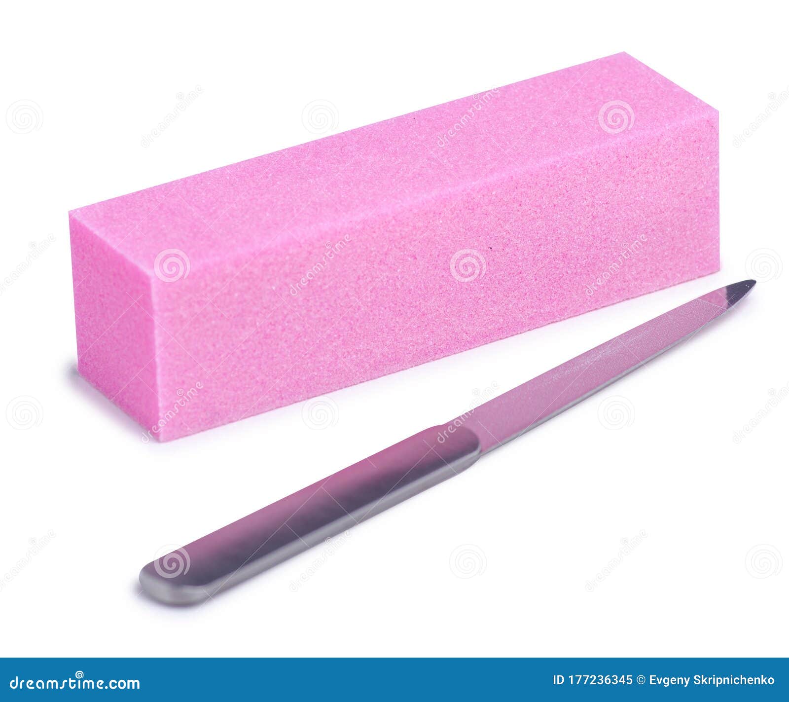 Manicure Nail File and Buff Stock Image - Image of blue, object: 177236345