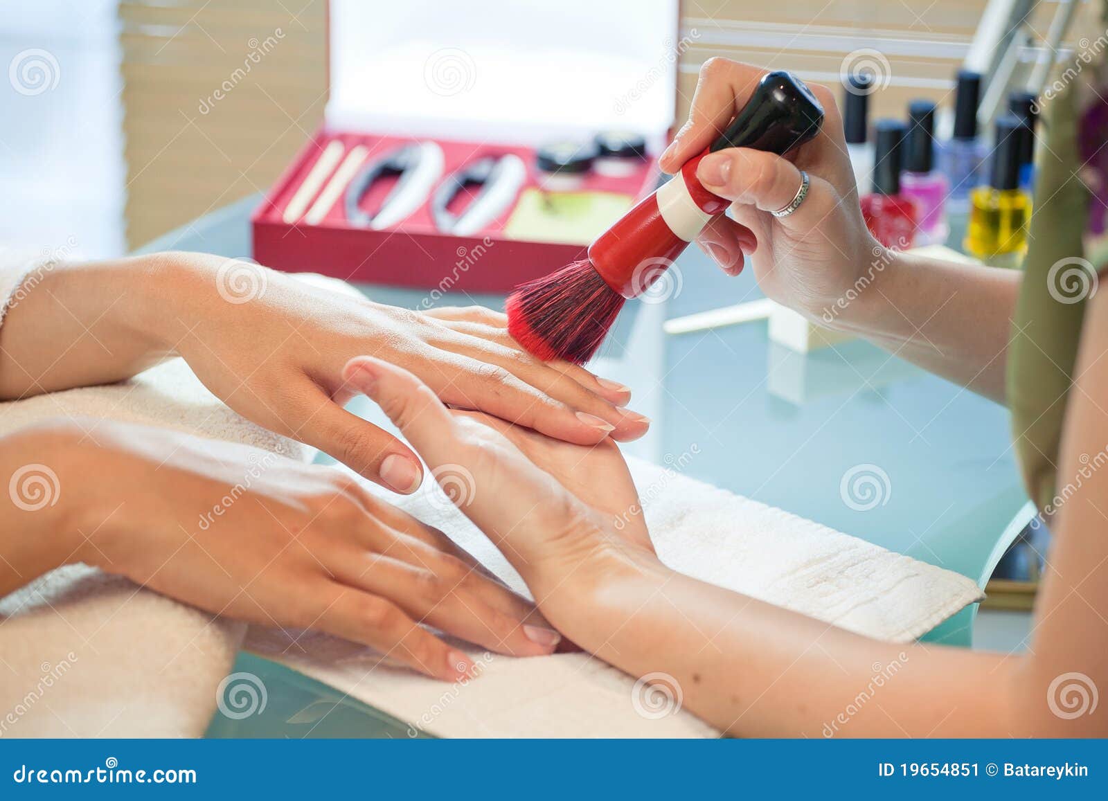 Manicure nails stock image. Image of femininity, medical - 19654851