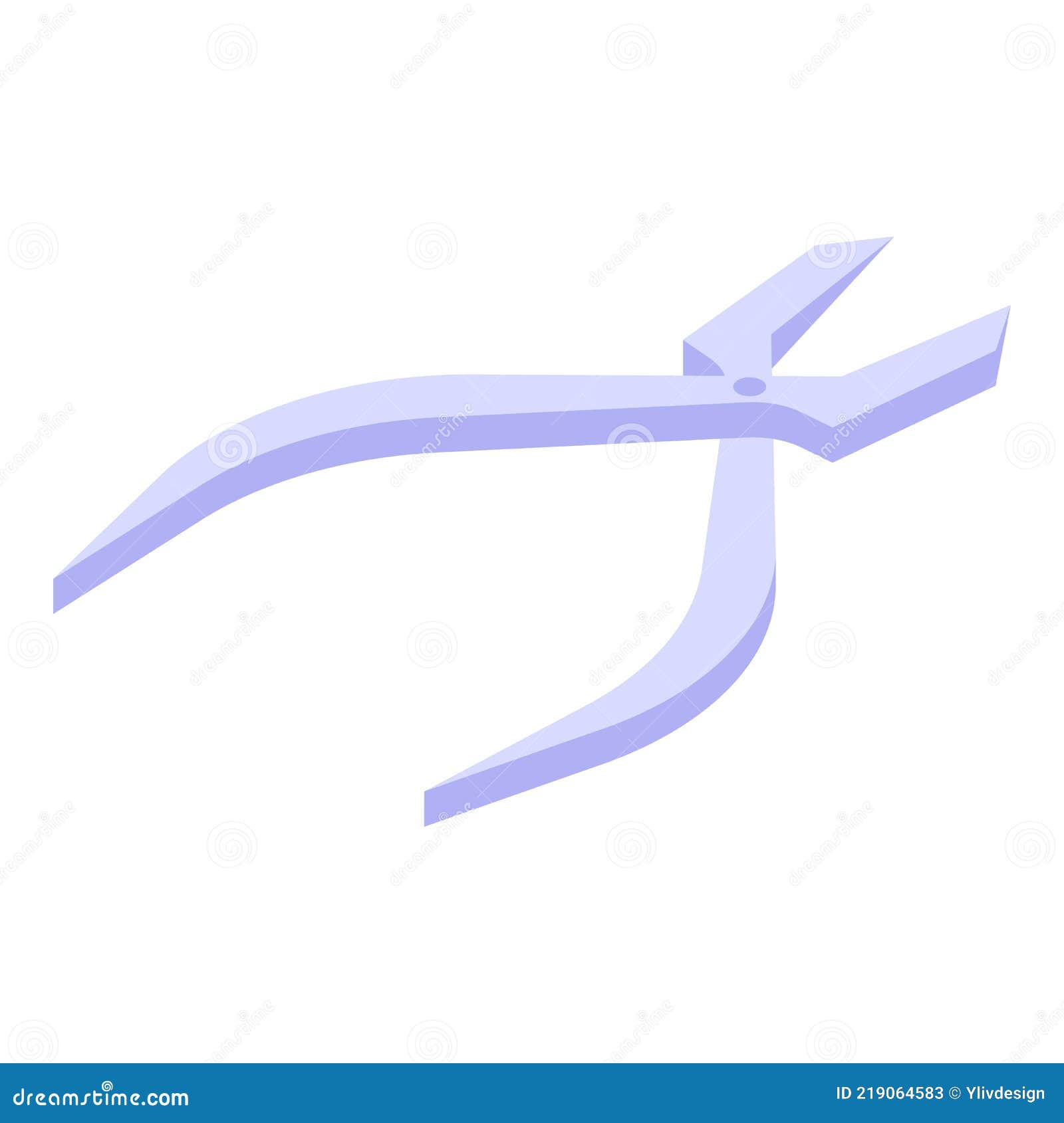 Manicure Nippers Icon, Isometric Style Stock Vector - Illustration of ...