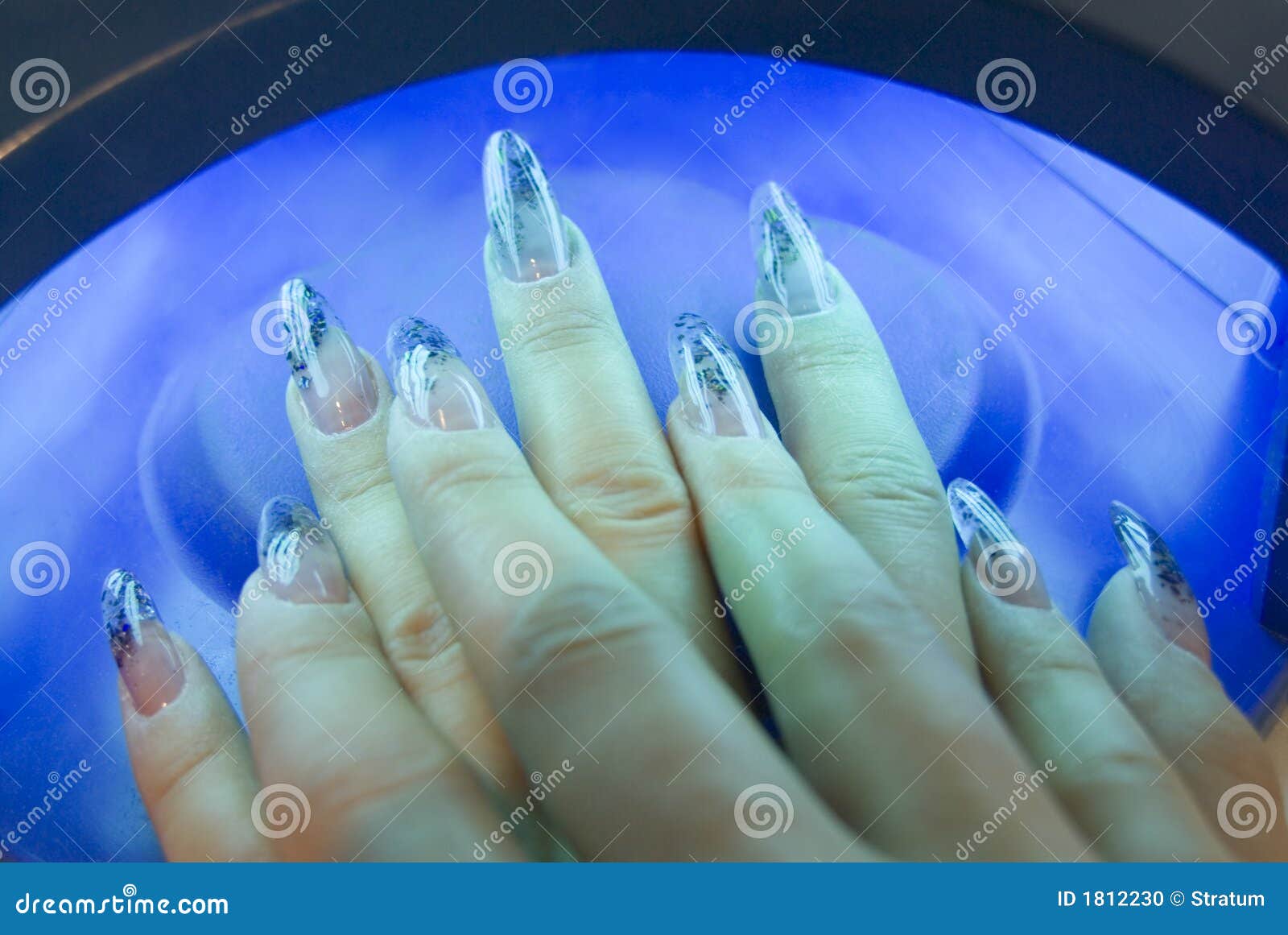 Manicure one s nails. stock photo. Image of beautiful - 1812230