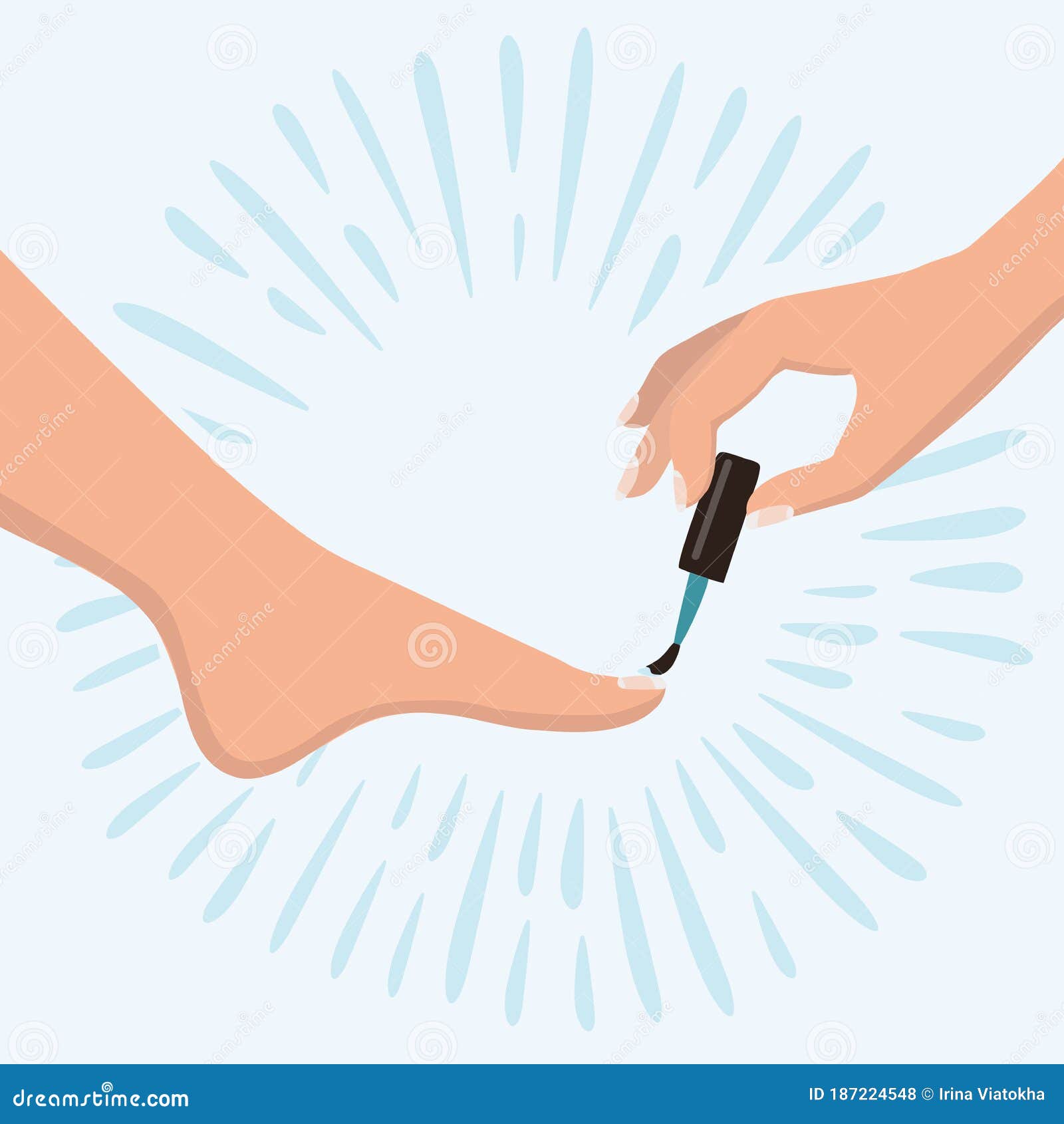 Pedicure Spa. Woman Soaking Her Feet In Spa Bowl With Water Flowers ...