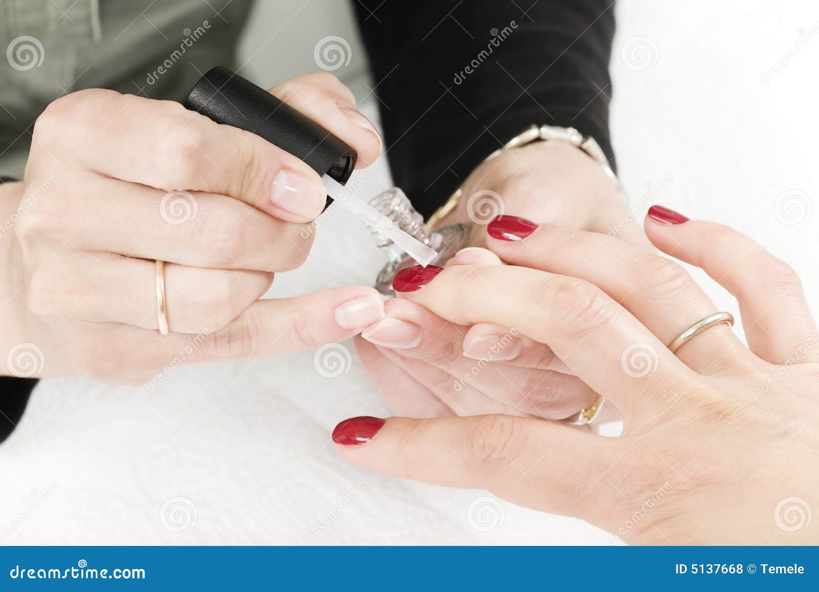 Manicure process stock photo. Image of salon, fingernails - 5137668