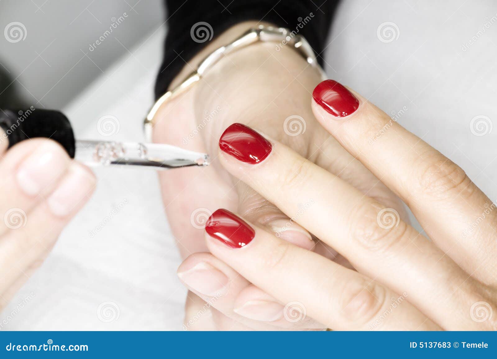 Manicure process stock image. Image of nail, studio, cosmetics - 5137683