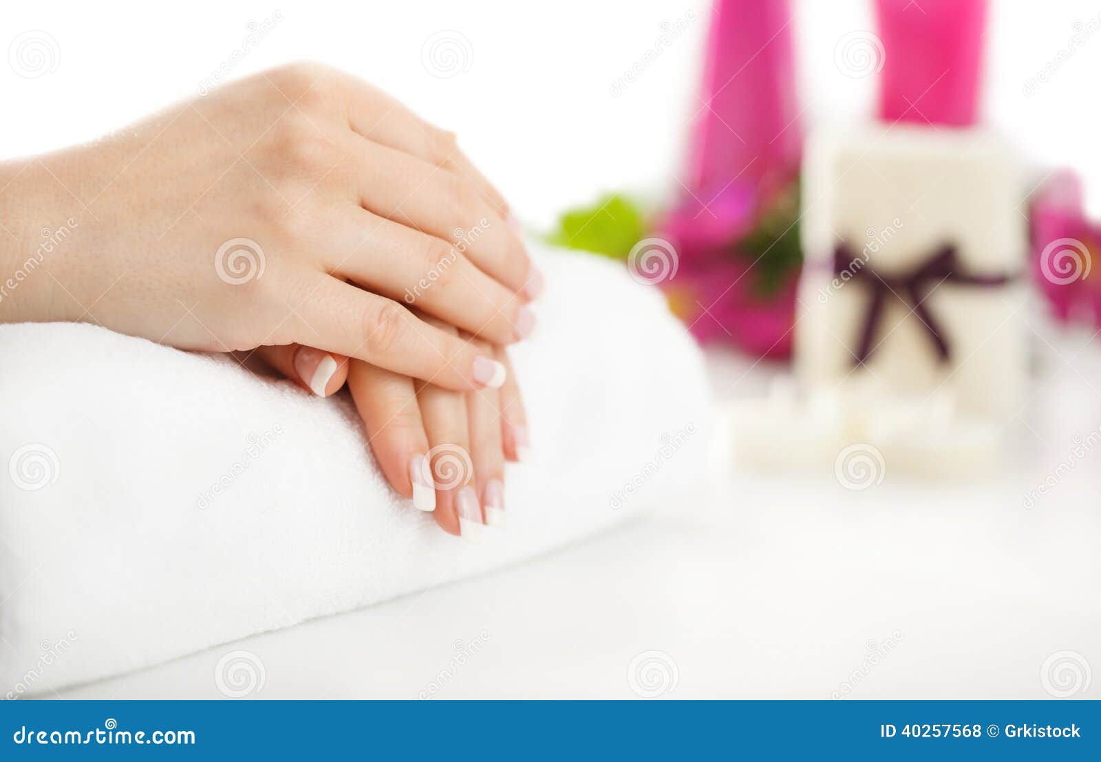 Manicure stock photo. Image of beauty, purple, beautician - 40257568