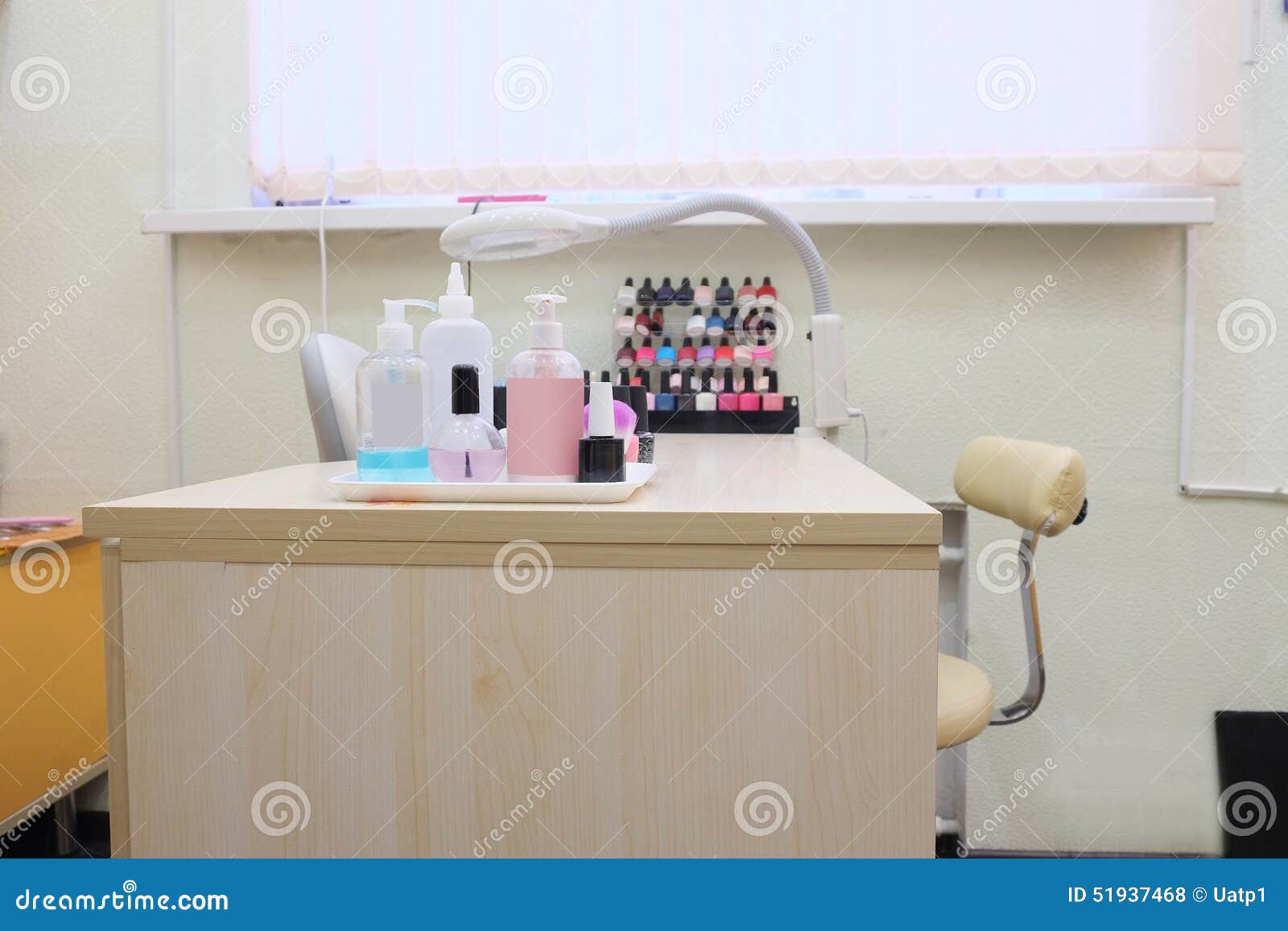 Manicure room interior stock photo. Image of care, room - 51937468