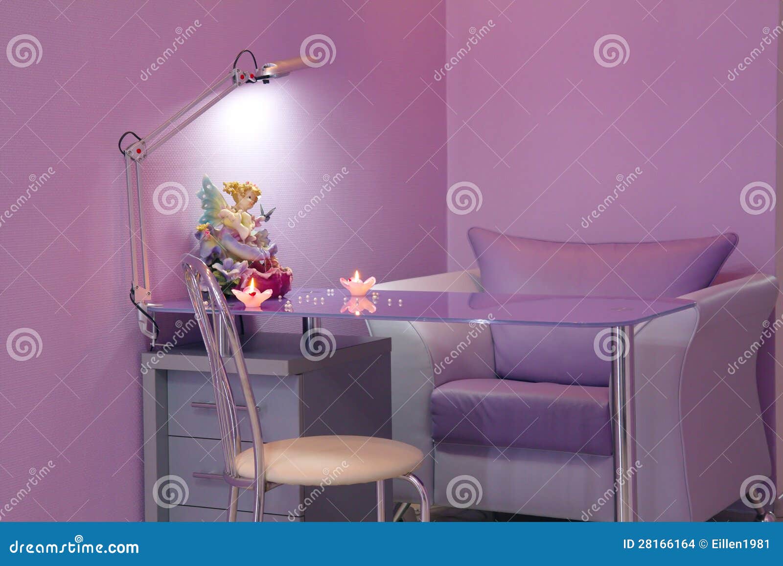 Manicure Room in a Modern Beauty Salon Stock Photo - Image of elegance ...