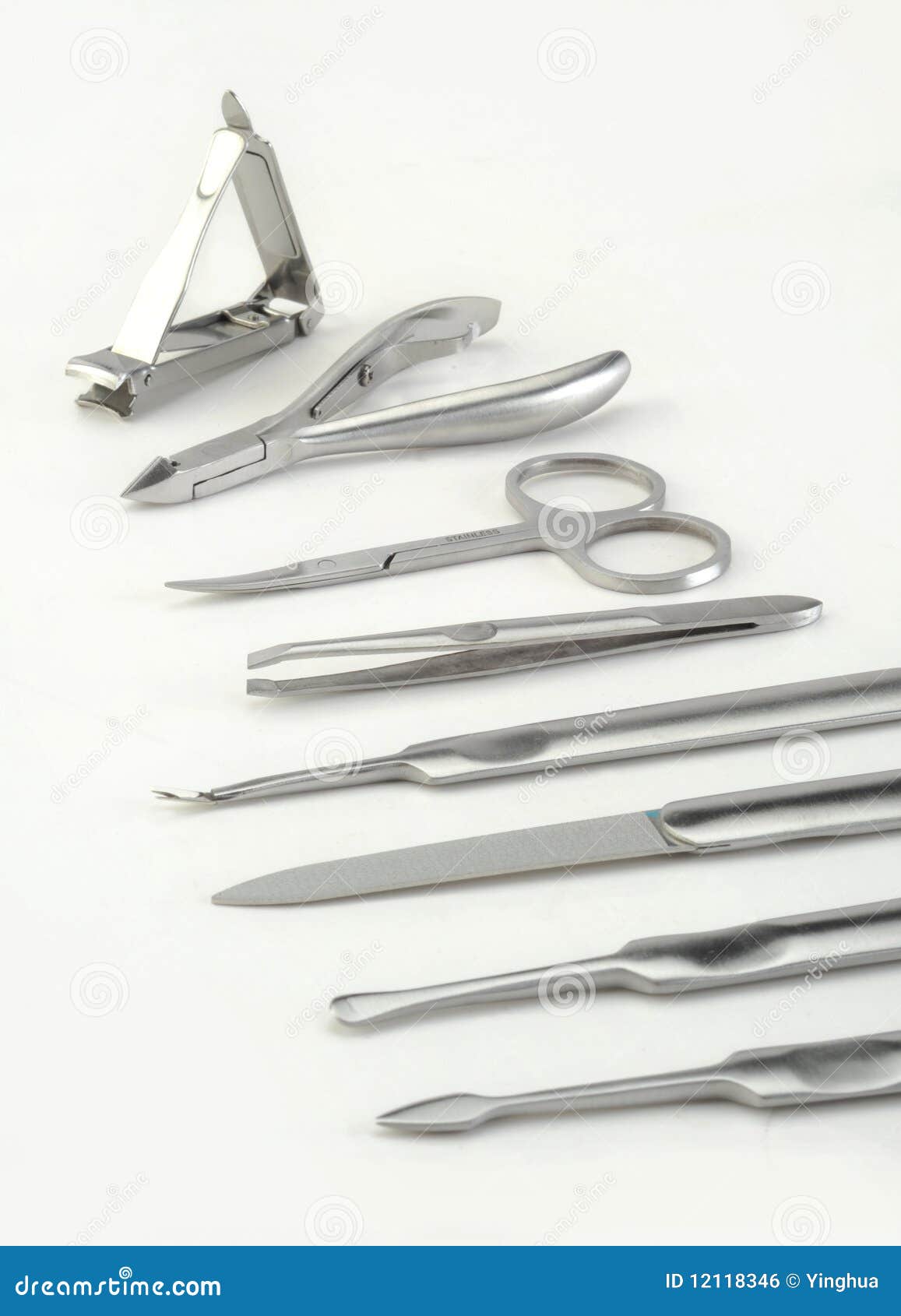 Manicure set tools stock photo. Image of elegance, healthy - 12118346