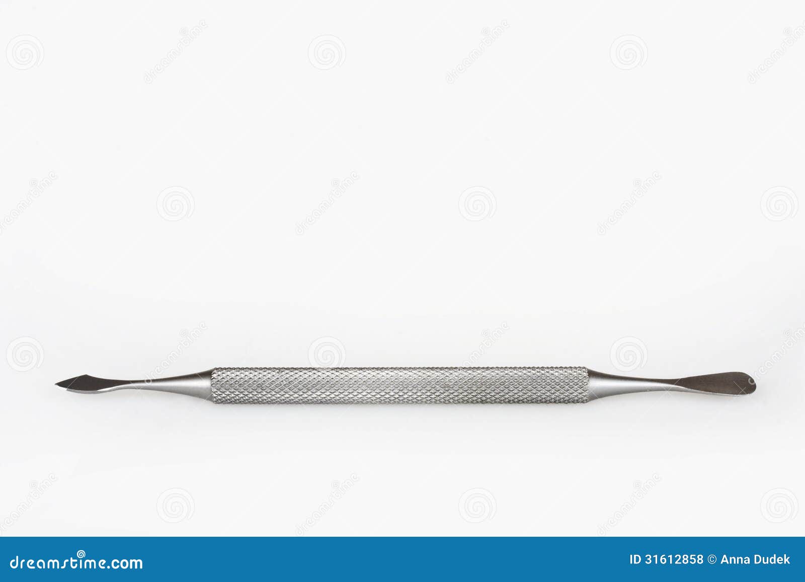 Manicure spatula stock photo. Image of metal, stainless - 31612858