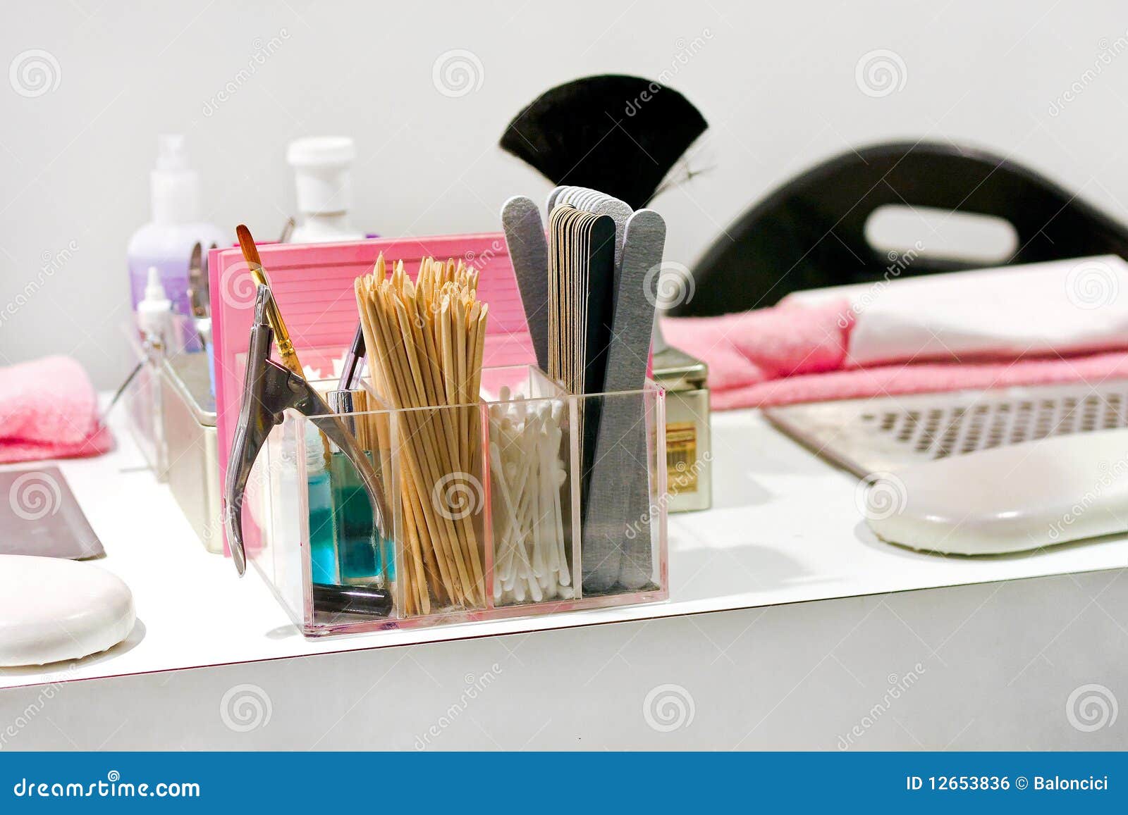 Manicure Table Setup