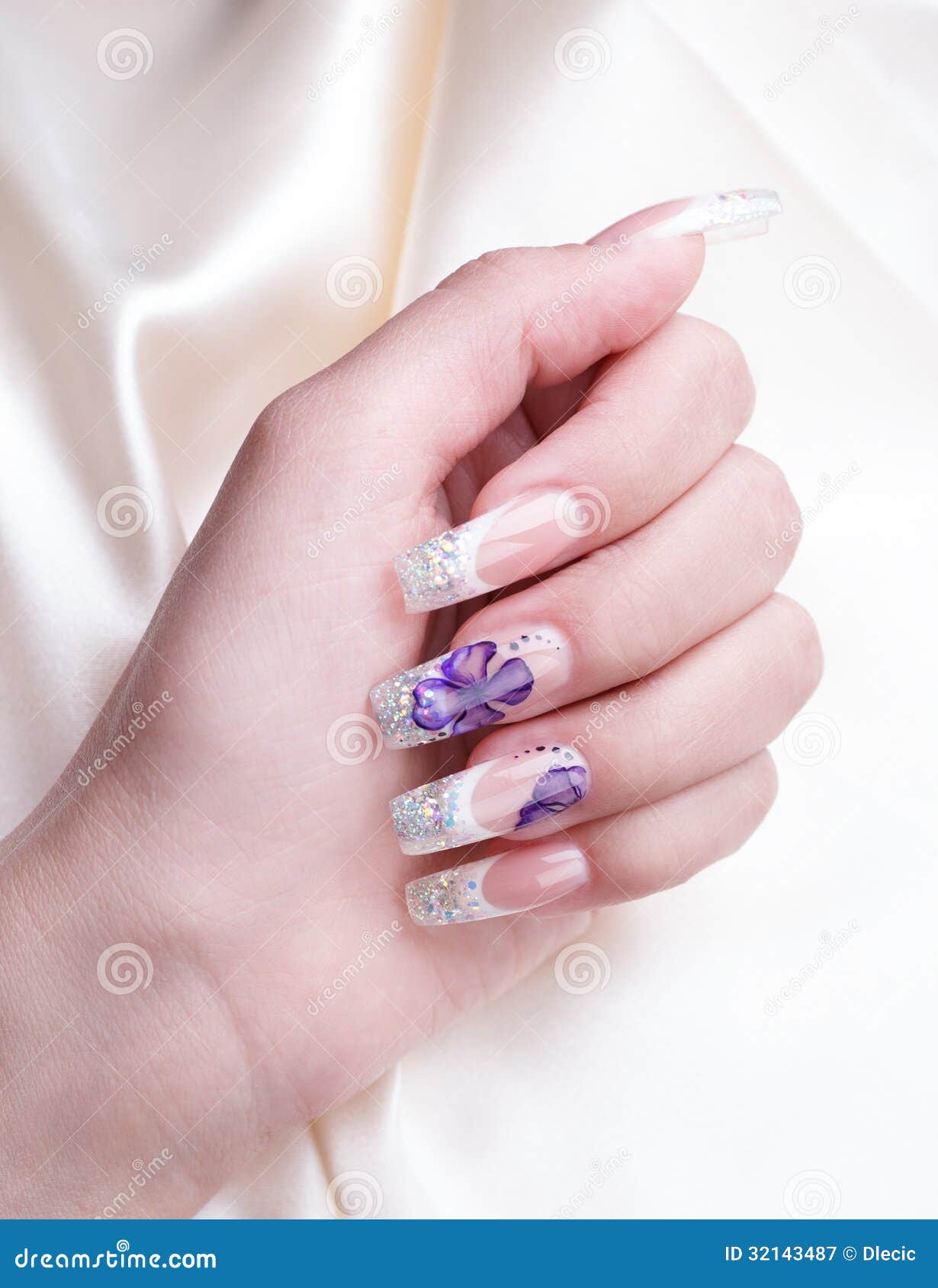 Manicured female hand stock image. Image of freshness - 32143487
