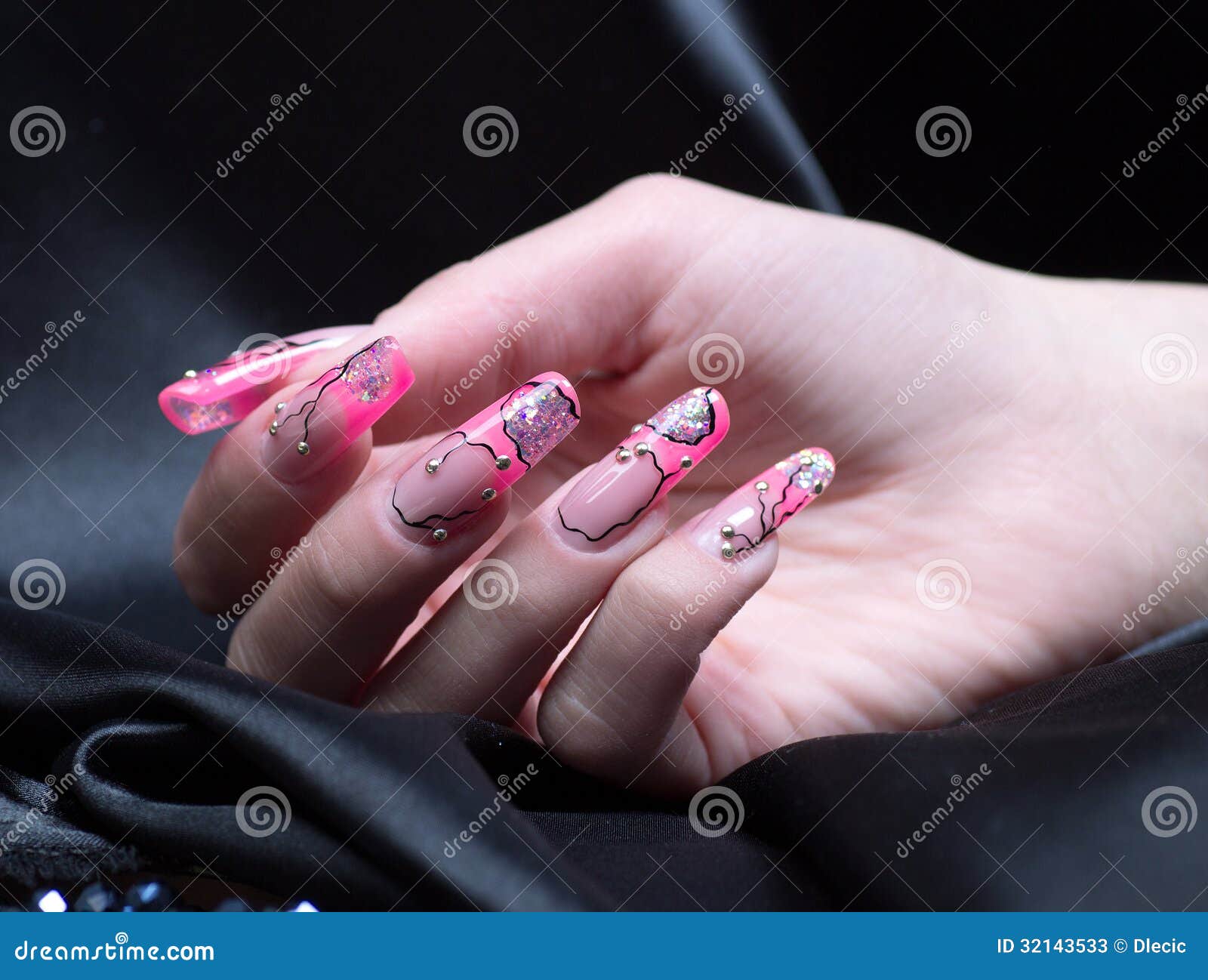 Manicured female hand stock image. Image of moisturizer - 32143533