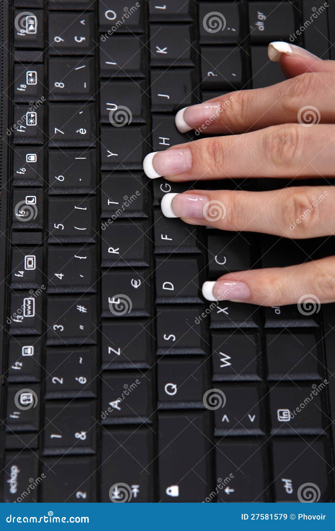 Manicured hand stock image. Image of connection, finger - 27581579
