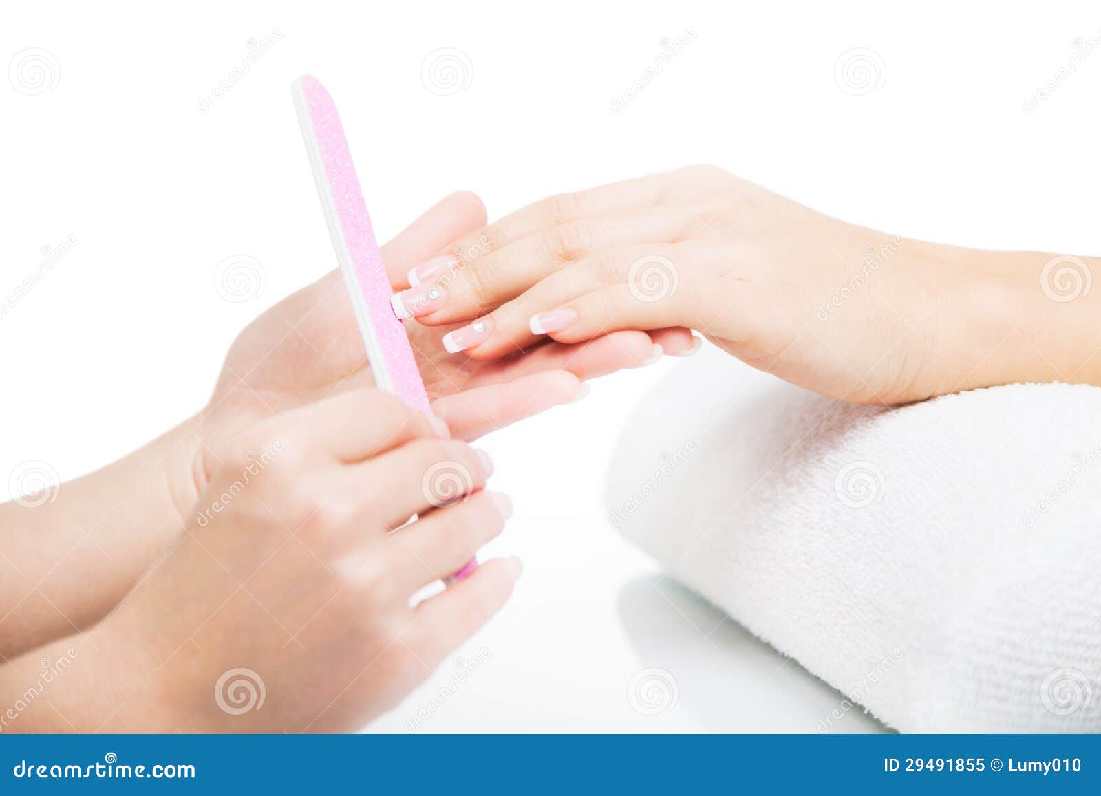 Manicured Hands stock image. Image of people, customer - 29491855