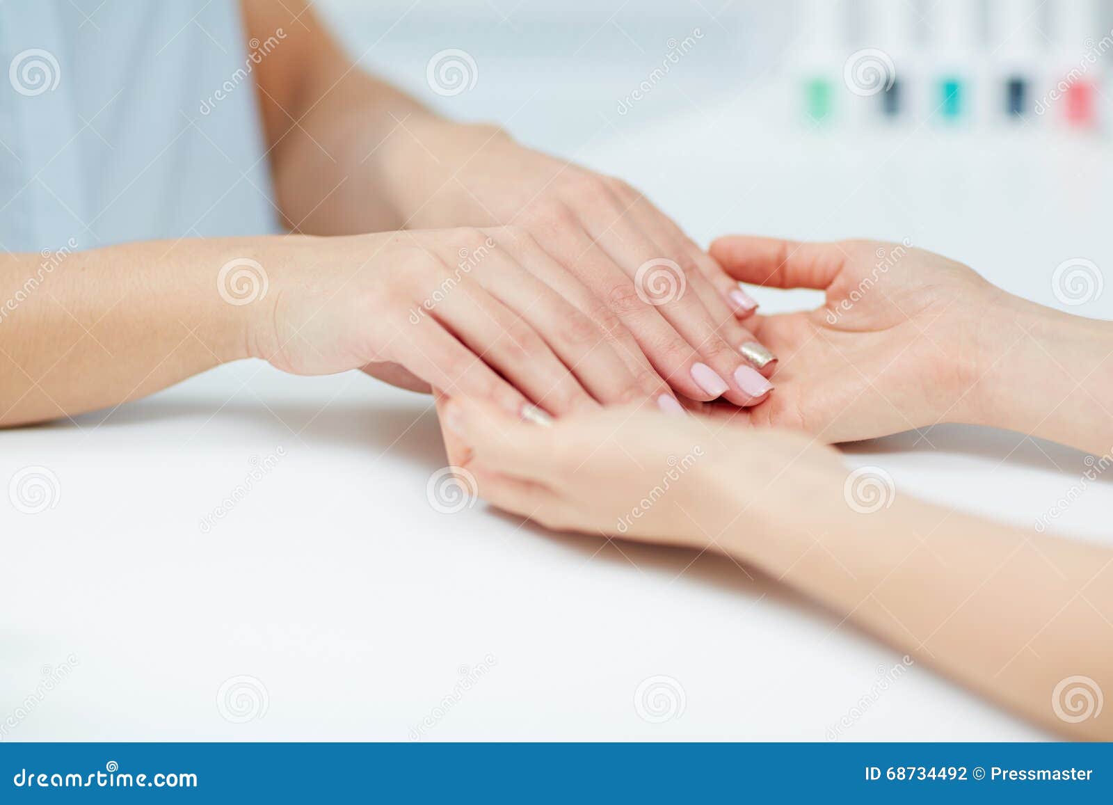Manicured hands stock photo. Image of shellac, adult - 68734492