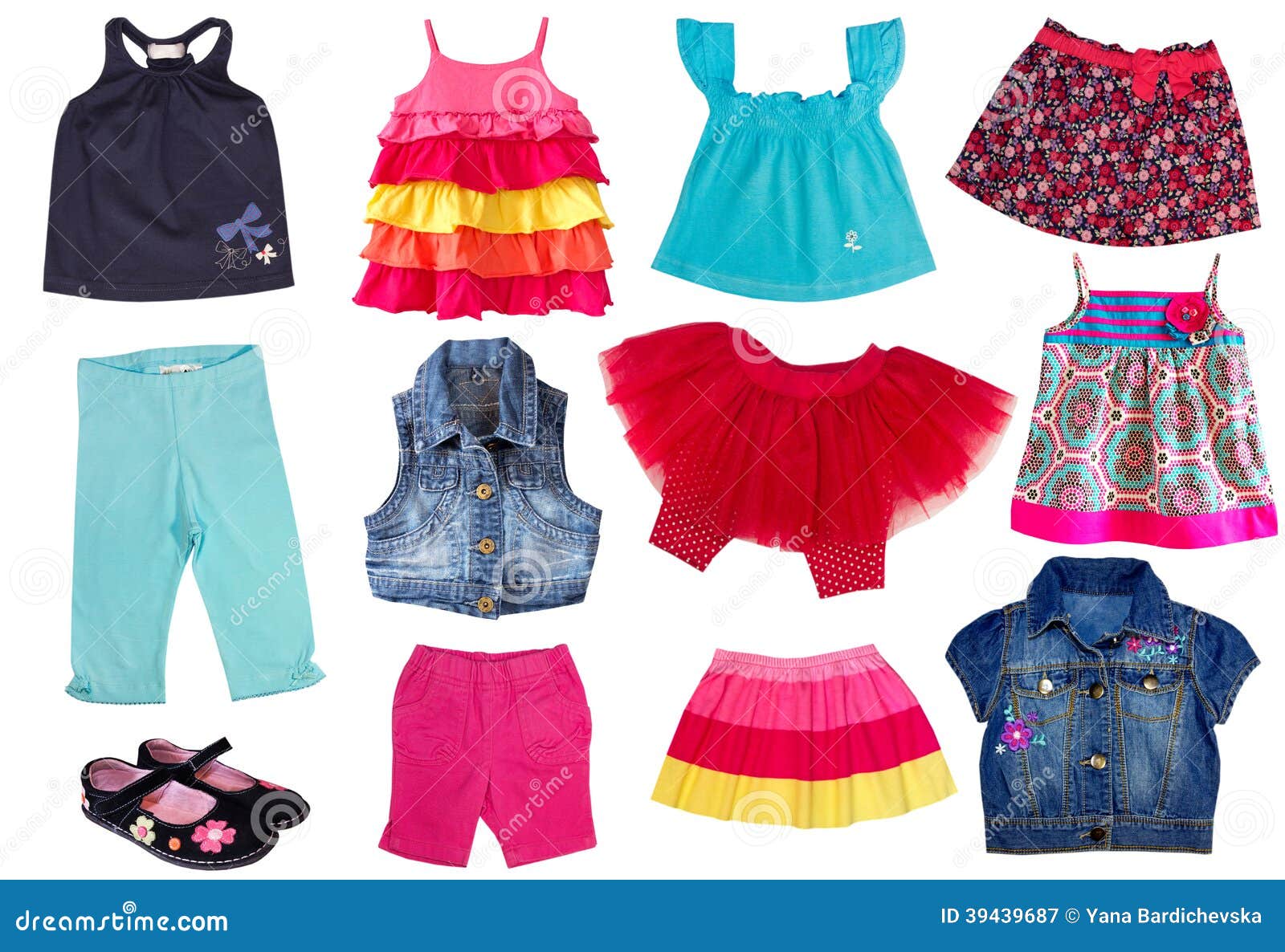 Manier summergirl kleren. stock afbeelding. Image of meisje - 39439687