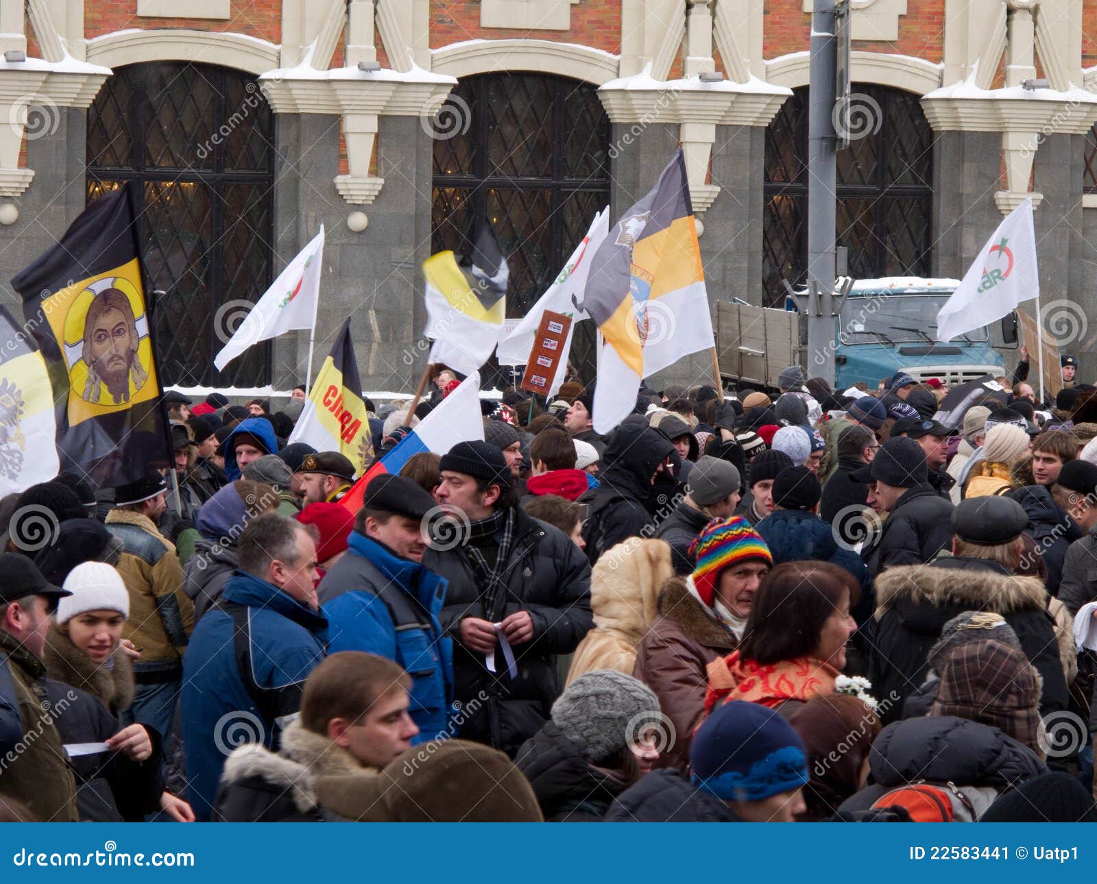 Manifestation De Protestation Photo éditorial - Image du liberté ...