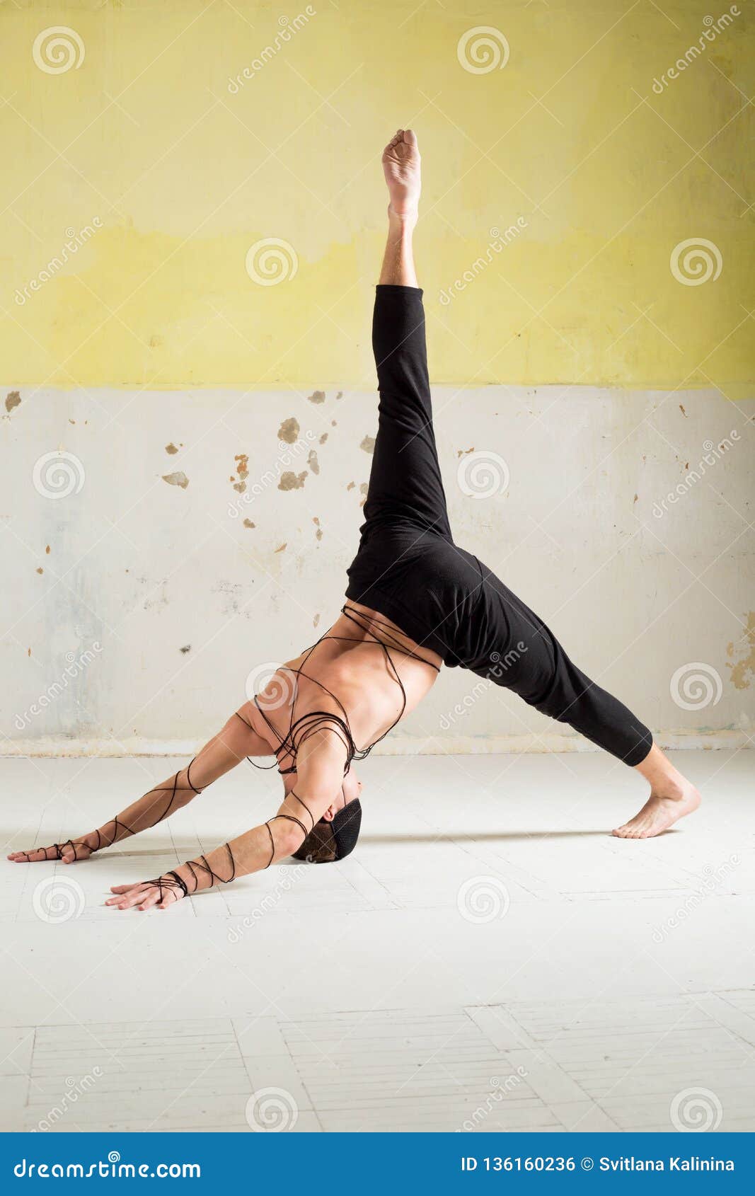 Manifestation of Emotions through Dance Stock Photo - Image of room ...