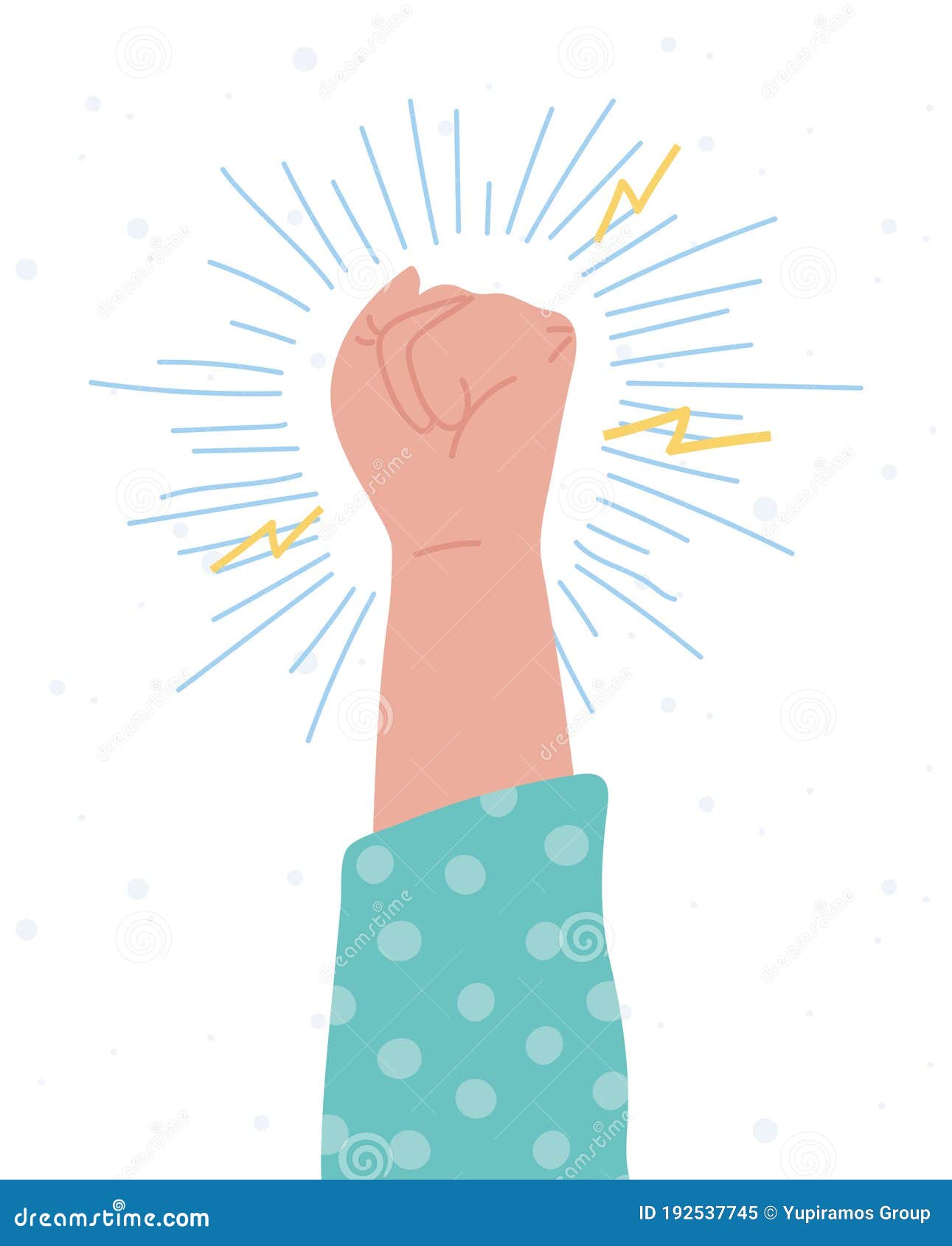 Manifestation Protest Activists, Raised Hand Fist Revolution Stock ...