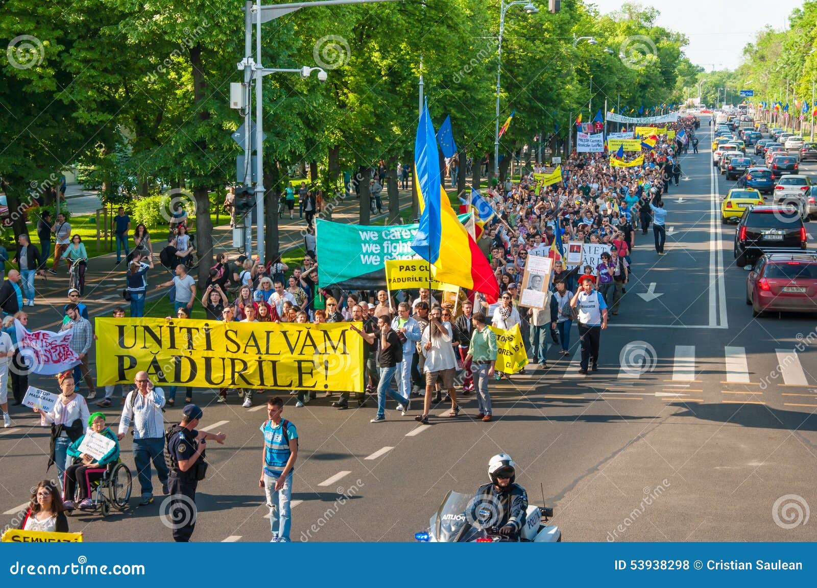 Manifesto Against Abusive Deforestation Editorial Stock Photo - Image ...