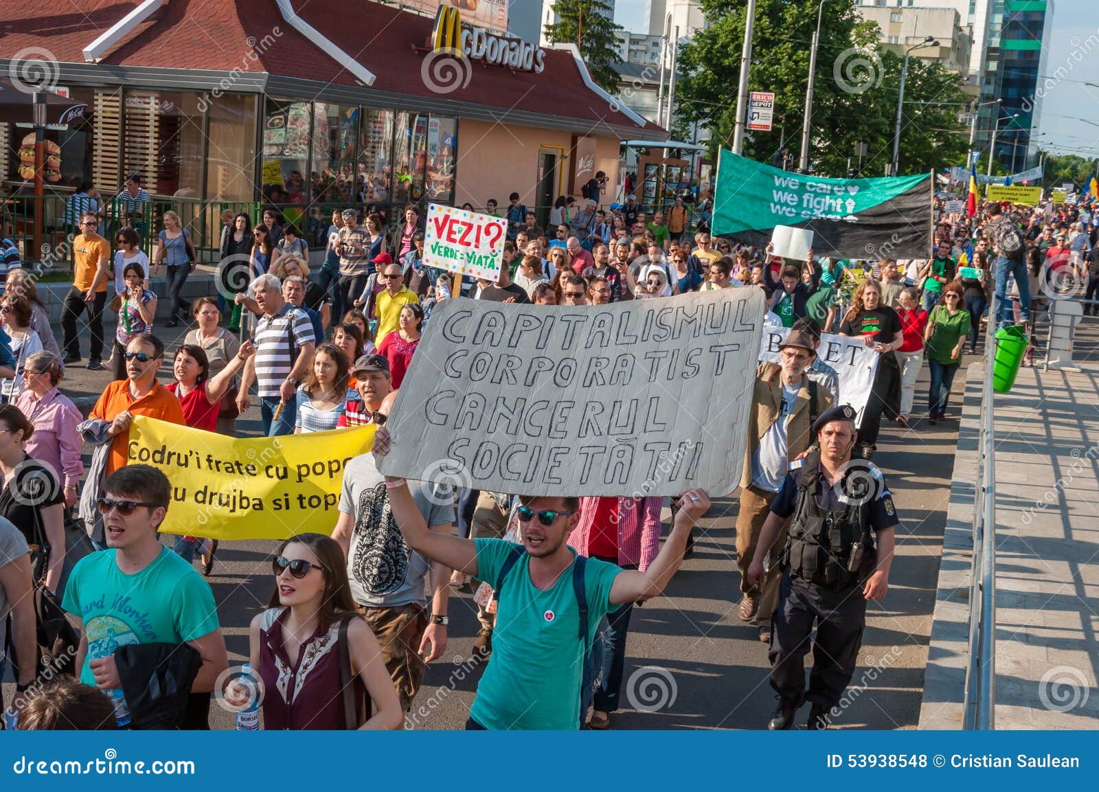 Manifesto Against Abusive Deforestation Editorial Stock Photo - Image ...