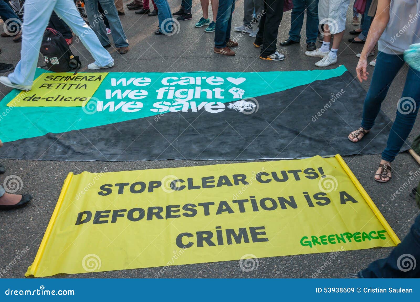 Manifesto Against Abusive Deforestation Editorial Stock Image - Image ...