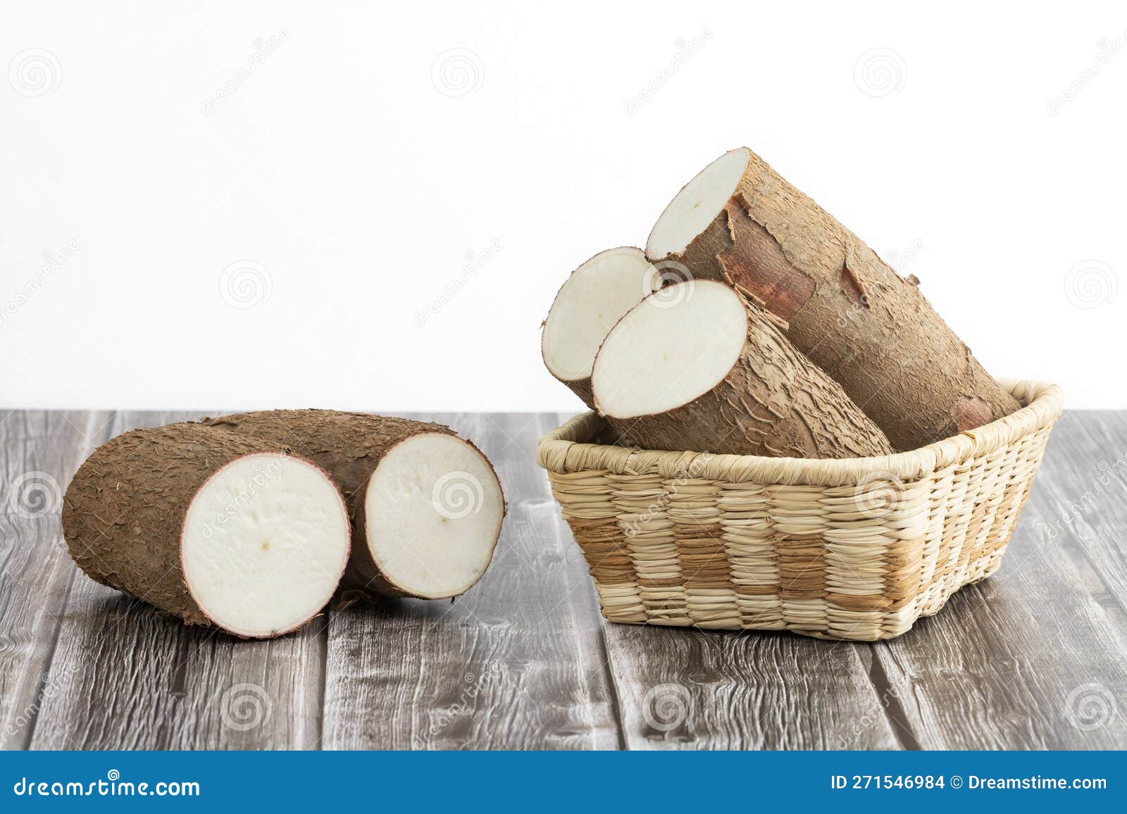 Raw Organic Cassava Manioc, Manioc, Cassava, Brazilian Cuisine Royalty ...