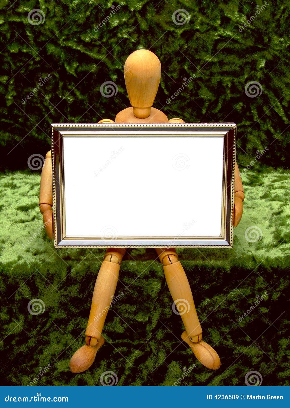 Manikin with Frame /B stock image. Image of note, posed - 4236589