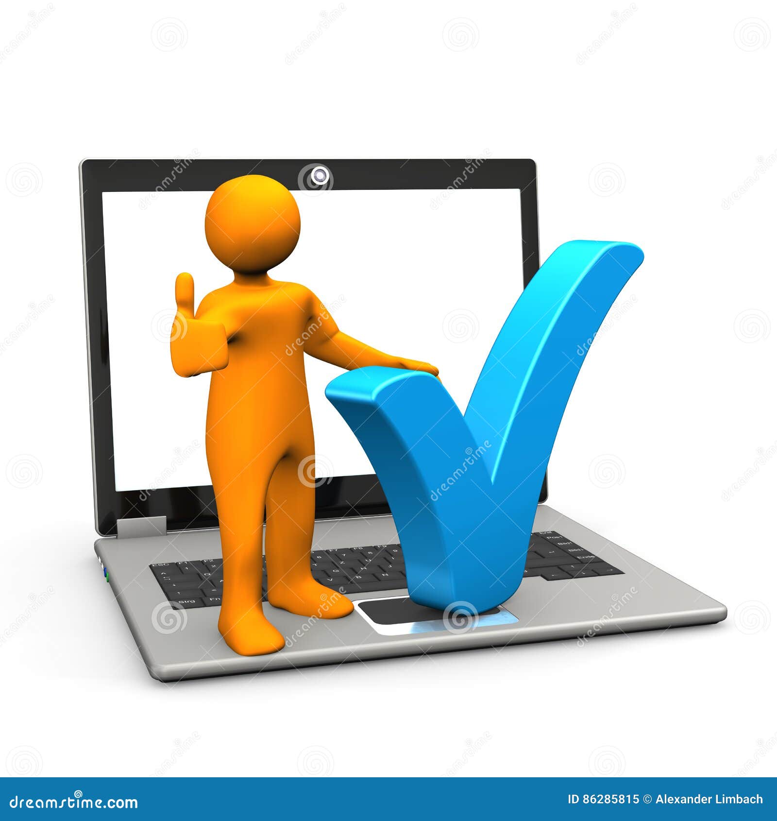 Manikin Notebook Tick stock illustration. Illustration of mobile - 86285815