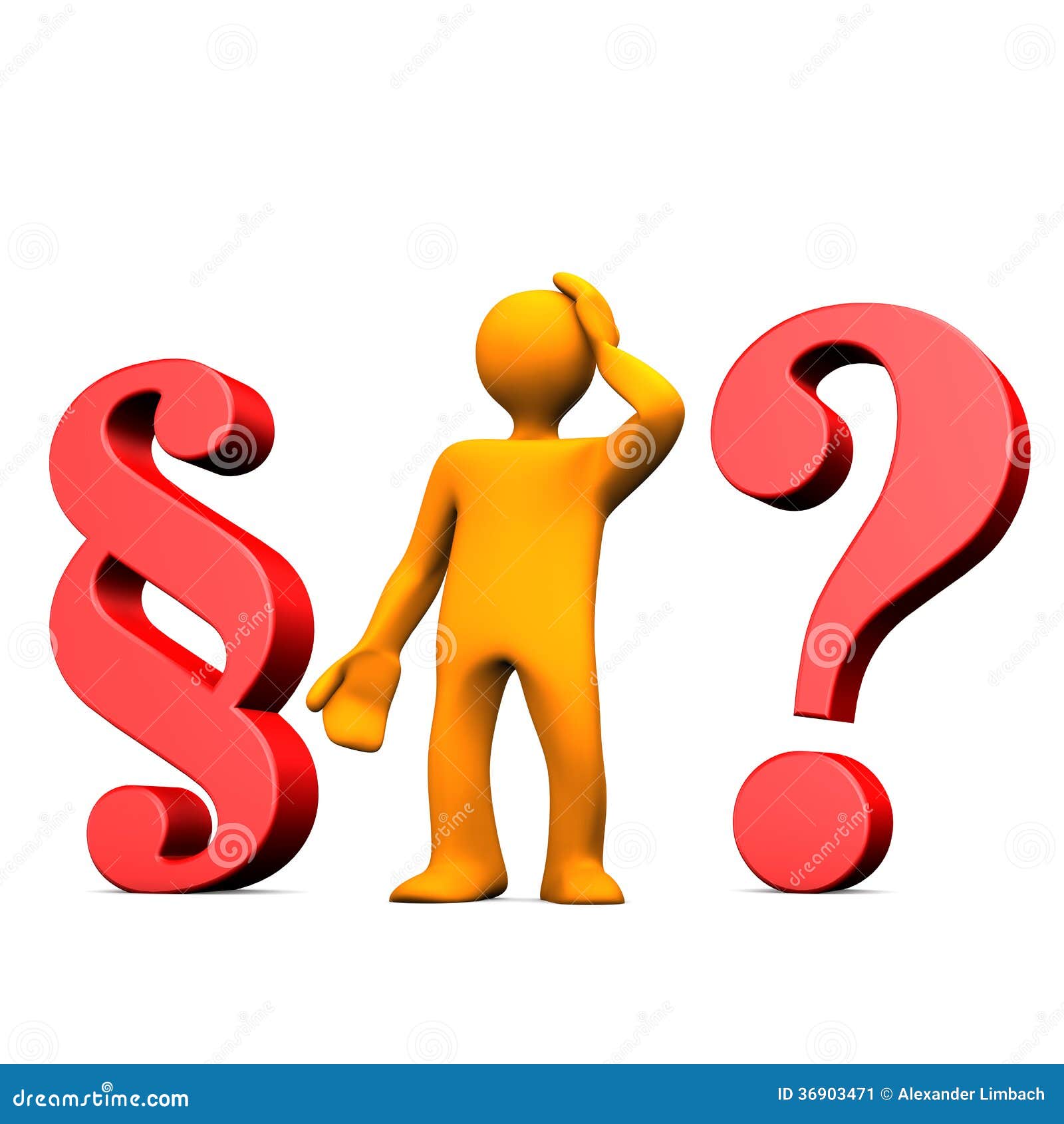 Manikin Question Marks Stock Image | CartoonDealer.com #81782437
