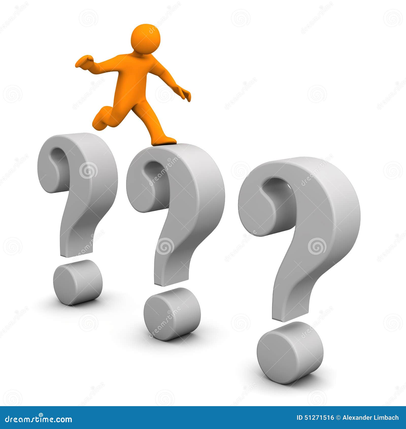 Manikin 3 Question Jump stock illustration. Illustration of merge ...