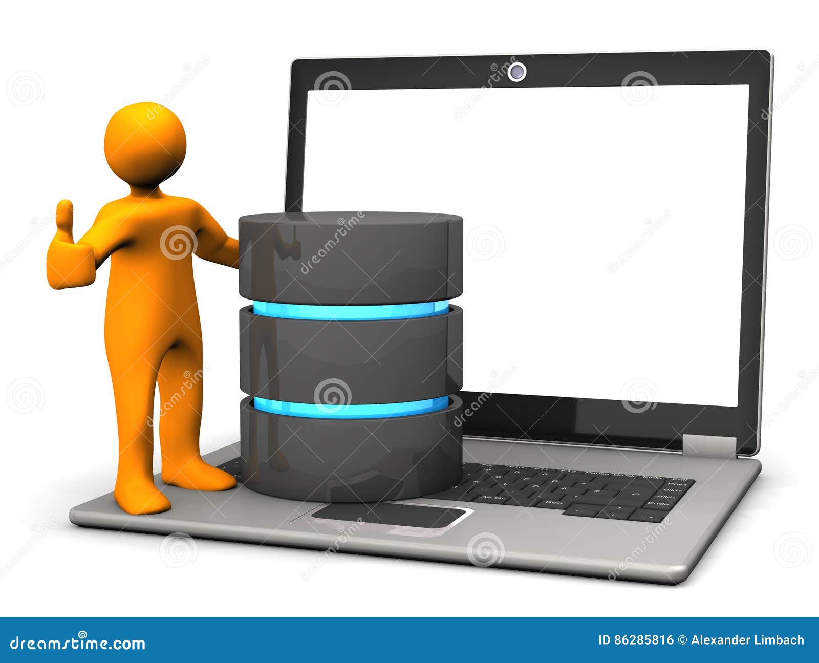 Manikin Server Notebook stock illustration. Illustration of datacenter ...