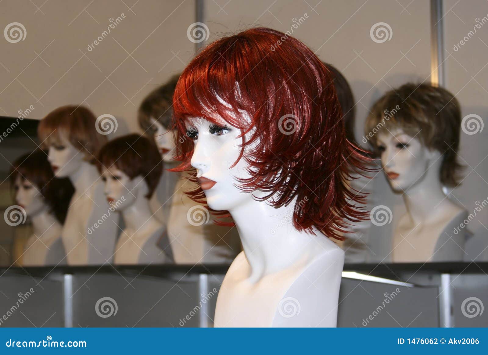 Manikins in the shop stock photo. Image of hairdresser - 1476062
