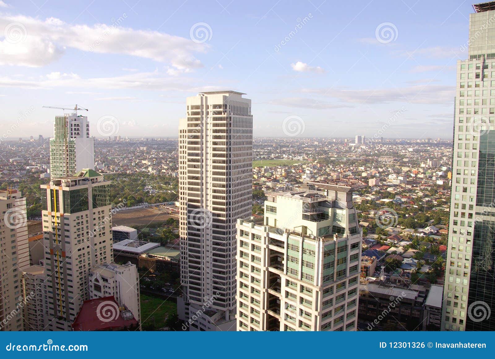 Manila stock photo. Image of mega, cityscape, enormous - 12301326