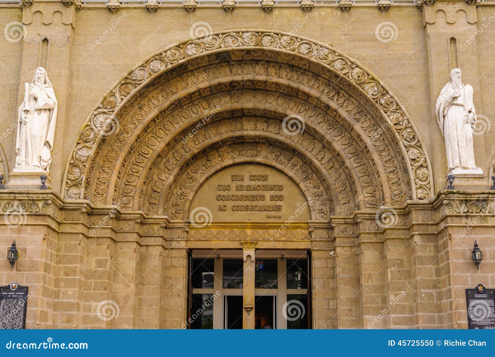 Manila Cathedral, Intramuros, Manila, Philippines Stock Photo - Image ...