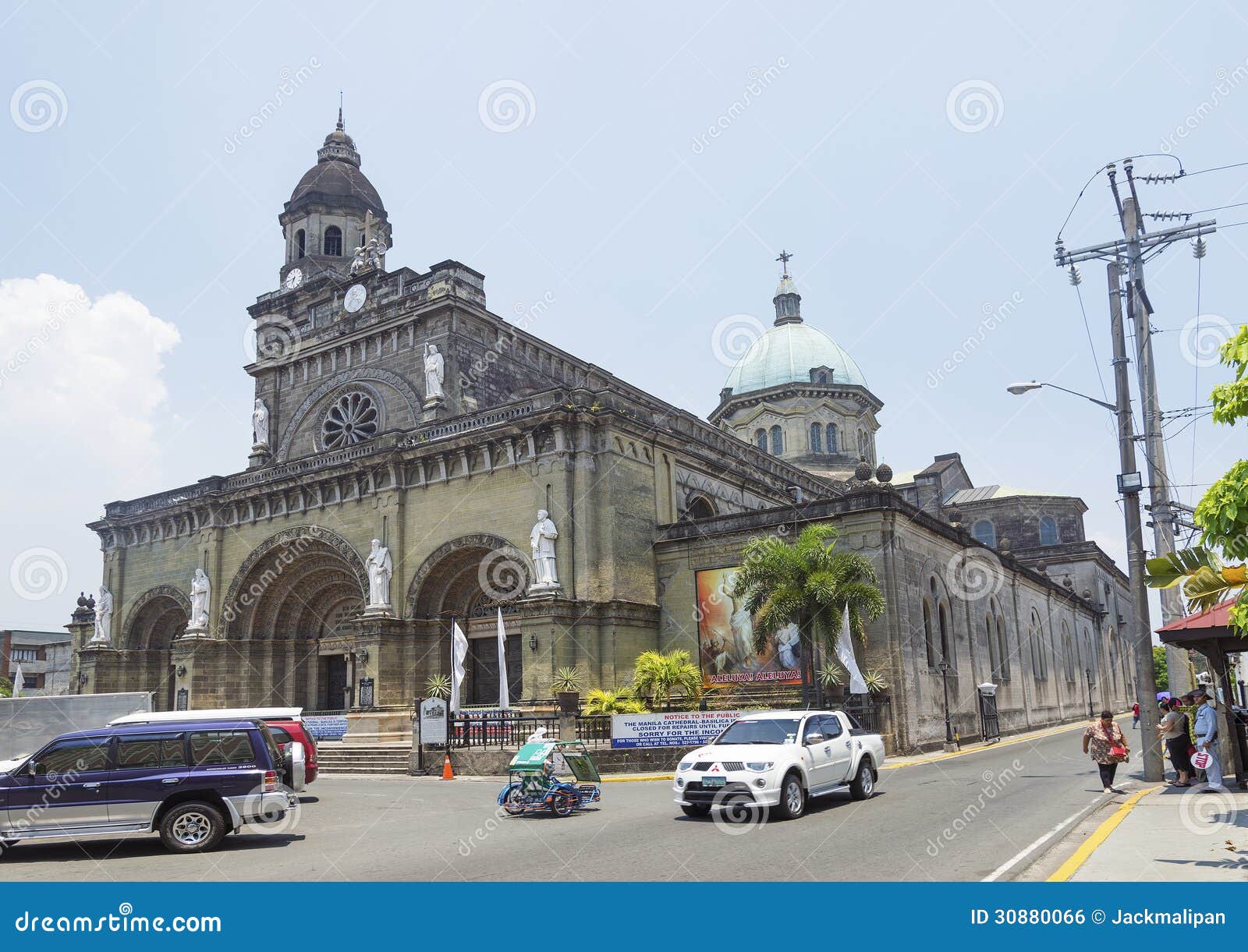 Manila Cathedral in Philippnes Editorial Photo - Image of asian ...