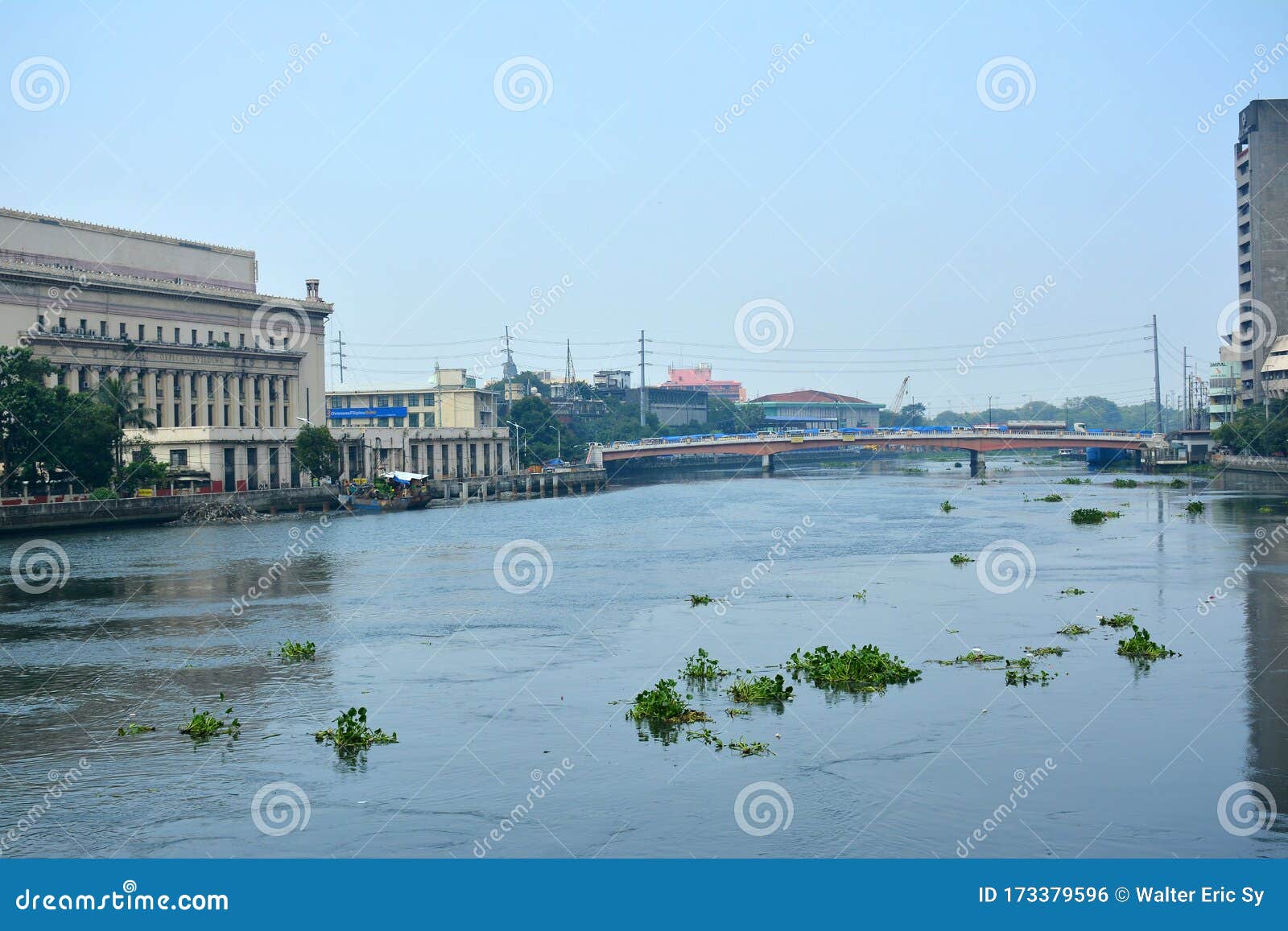 Manila Central Post Office or Also Known As Post Office Building Facade ...