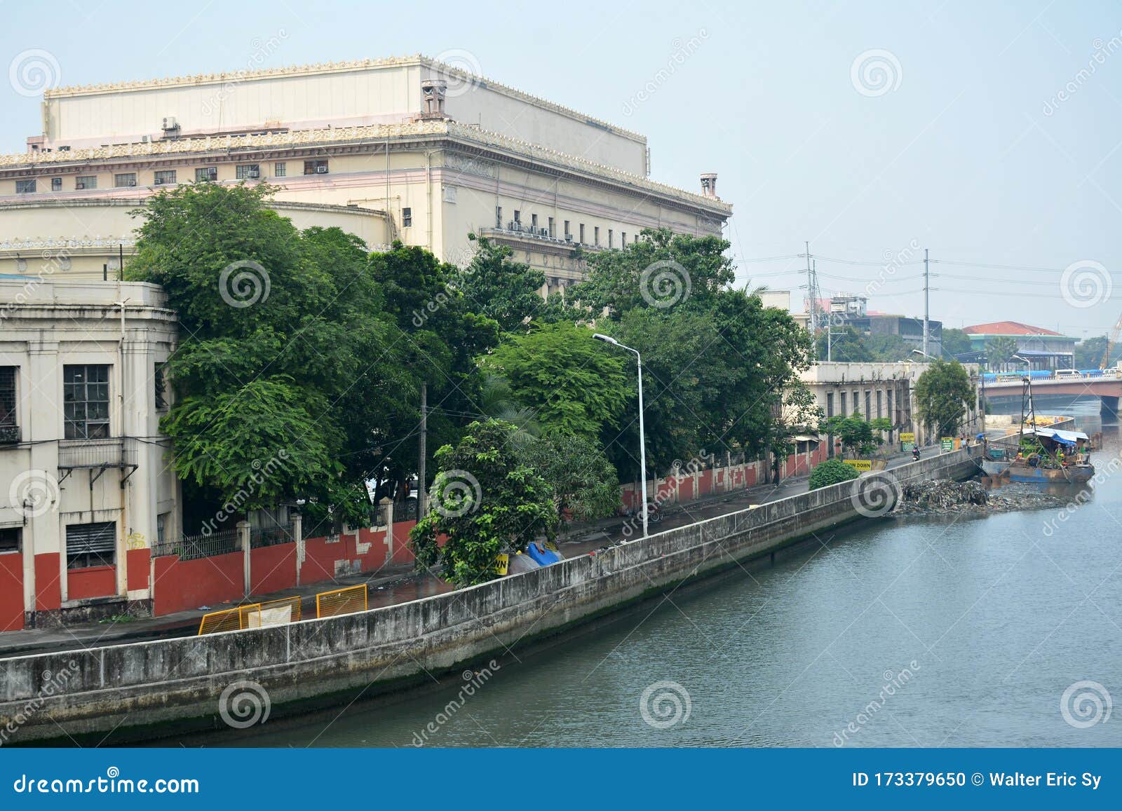 Manila Central Post Office or Also Known As Post Office Building Facade ...