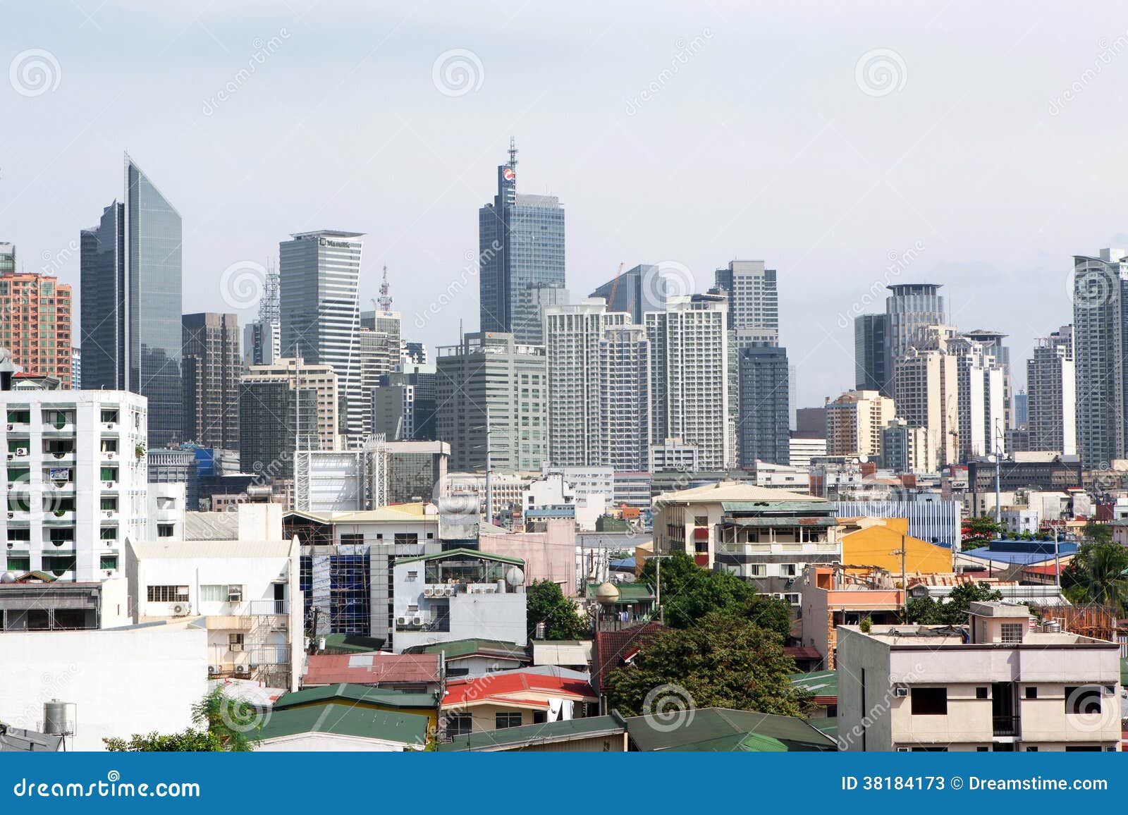 Manila City Philippines editorial stock photo. Image of skyline - 38184173
