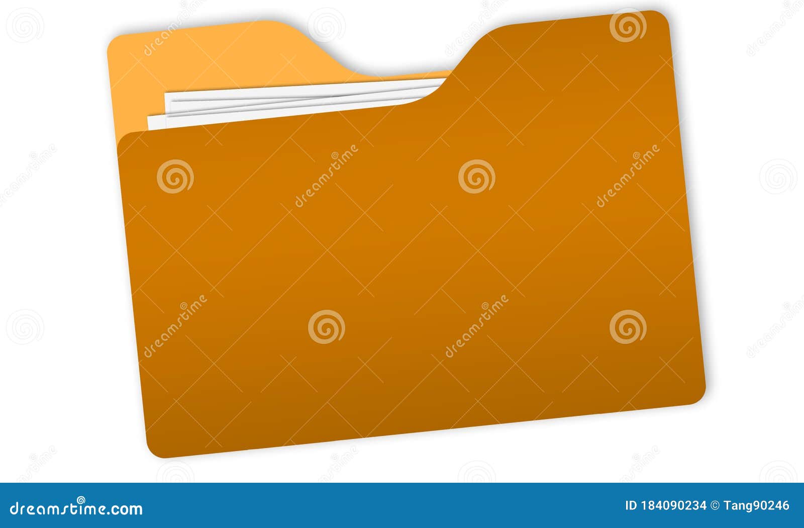 Manila File Folder On Background Royalty-Free Stock Photography ...