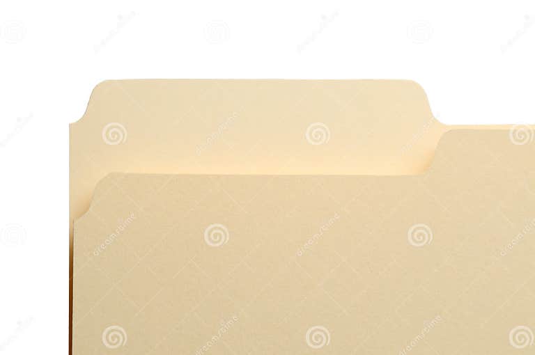 Manila File Folder Tab stock photo. Image of manila, background - 8467532